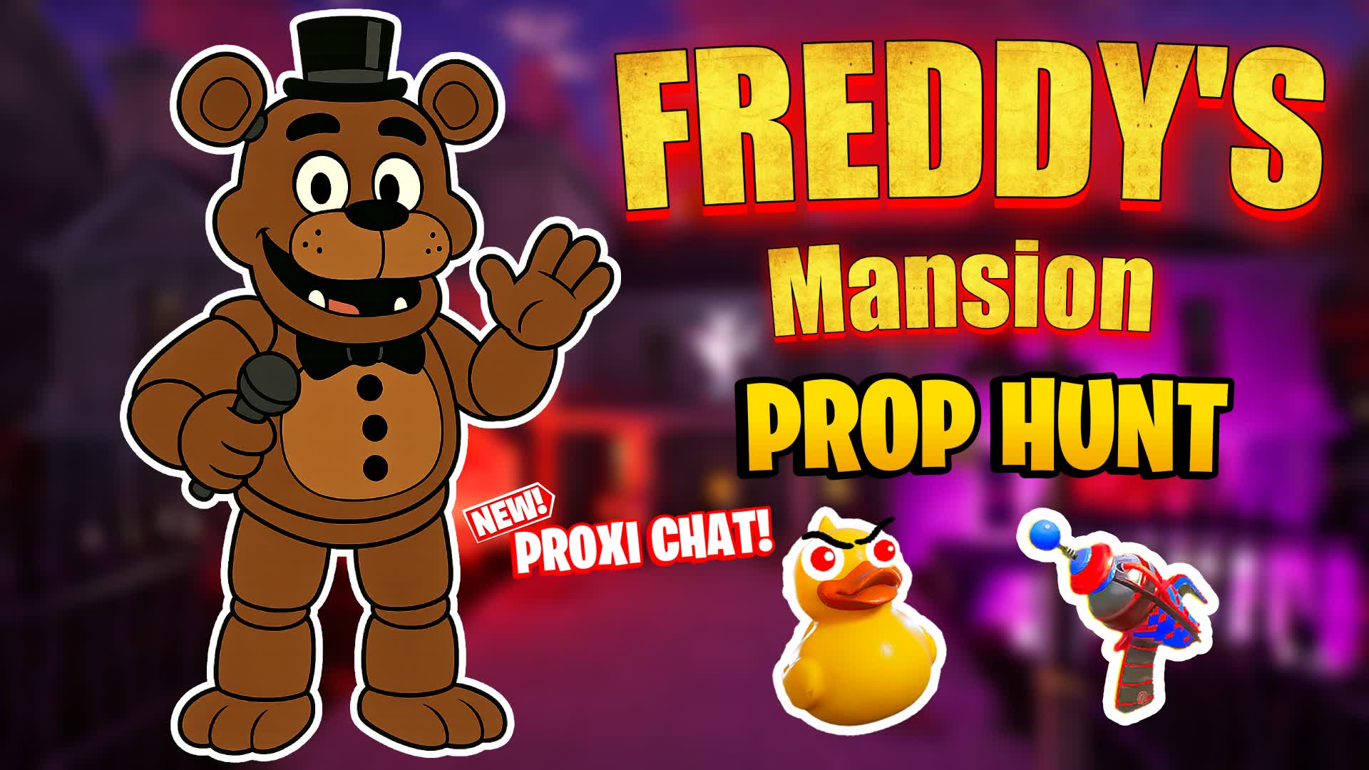 🧸FREDDY'S MANSION - PROP HUNT🧸 2889-4135-0082 by canarleone - Fortnite Creative Map Code ...