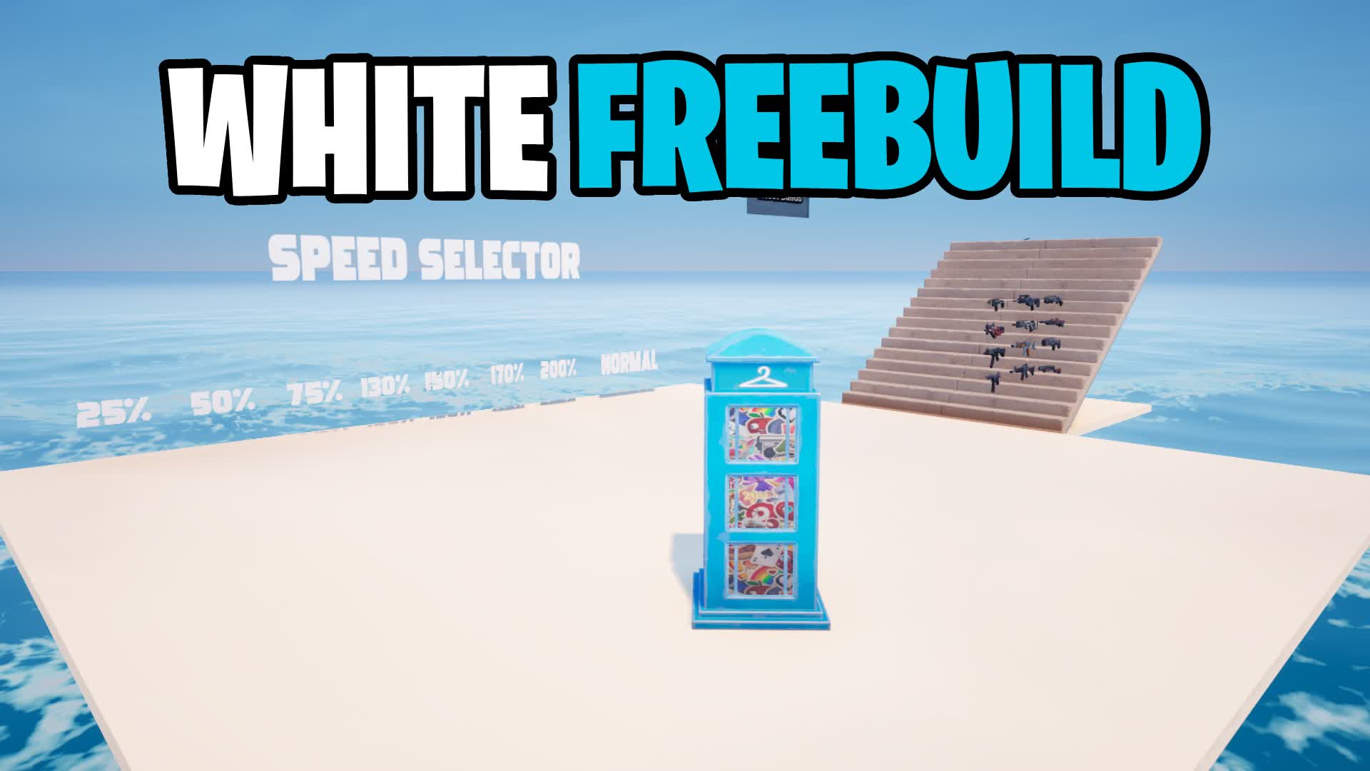WHITE FREEBUILD 9553-4929-1432 by ps10 - Fortnite Creative Map Code - Fortnite.GG