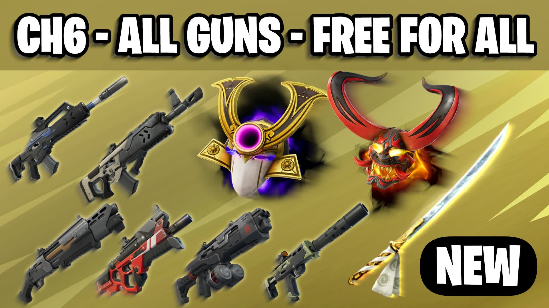 CH6 - All Guns - Free For All 1841-7168-1143 by 7sky - Fortnite ...