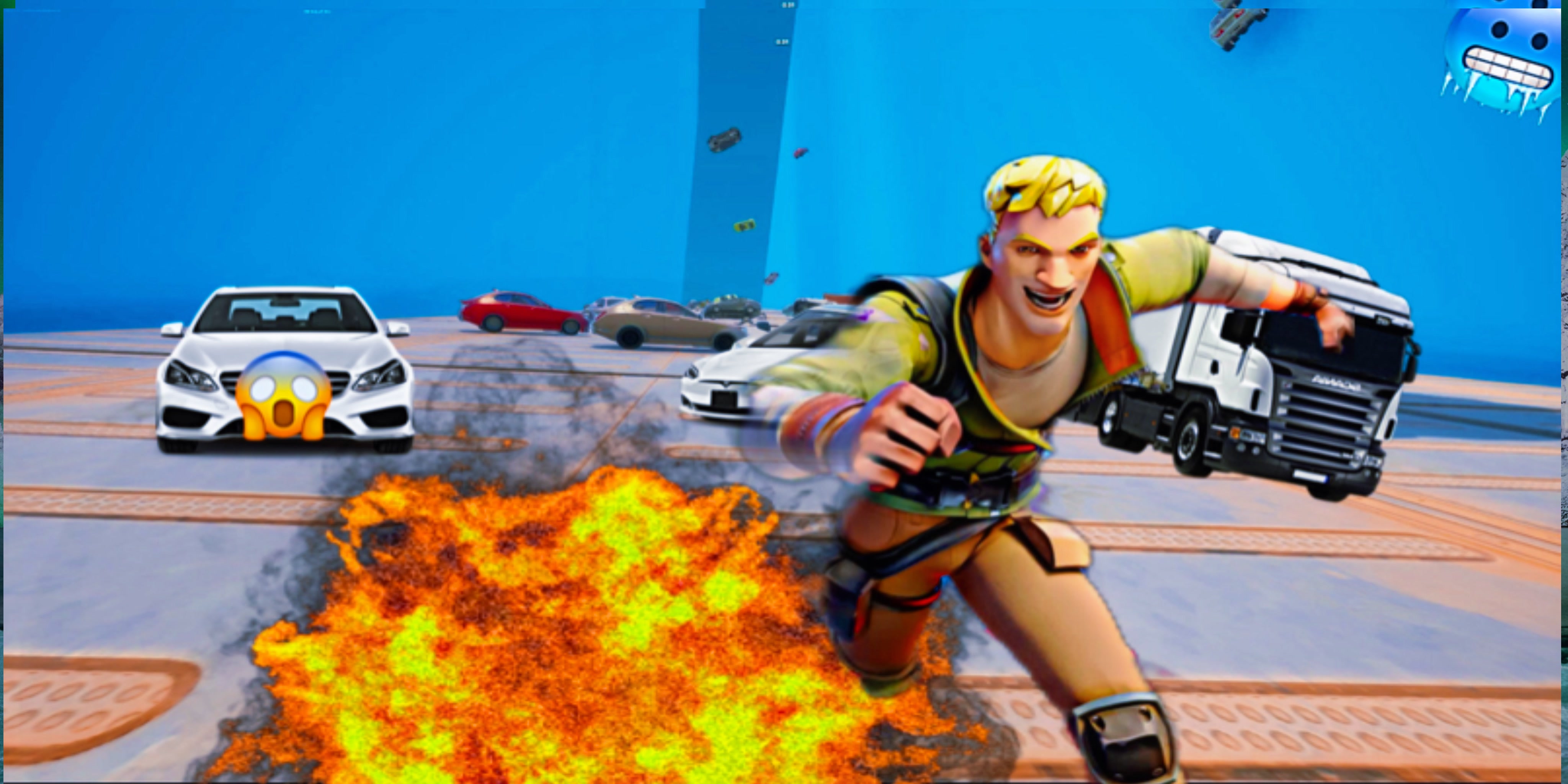 Mega ramp survival 5395-6128-6952 by darkvmoon - Fortnite Creative Map ...