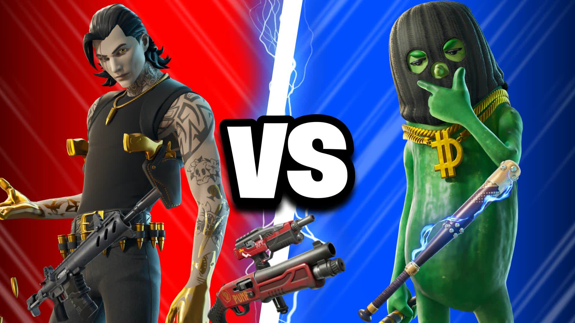 MIDAS VS PICKLE RED VS BLUE🔴🔵 3924-0436-5065 by vxrtexfn - Fortnite ...
