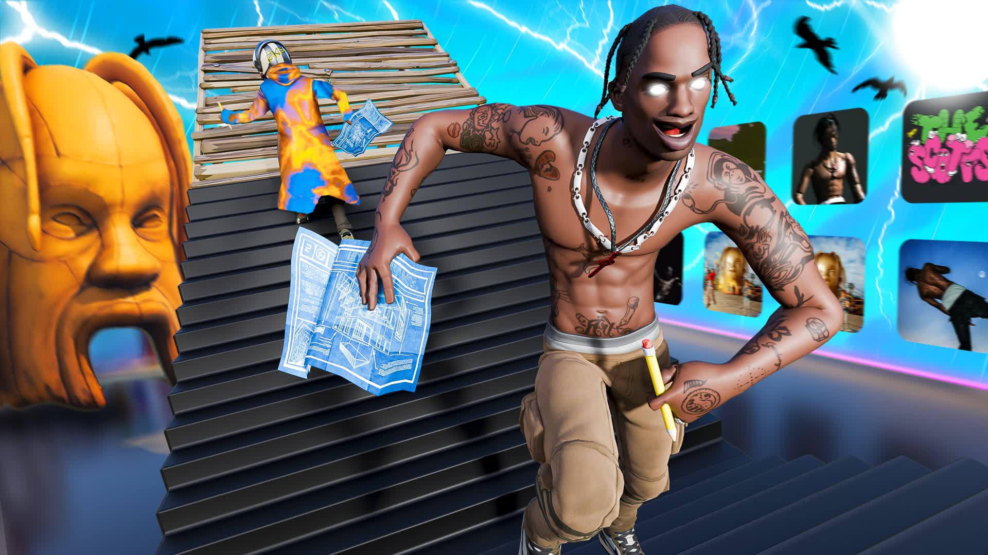 ⭐️ BEST 1V1 TRAVIS SCOTT MUSIC 🏆 1347-2986-7610 by tismaa - Fortnite ...