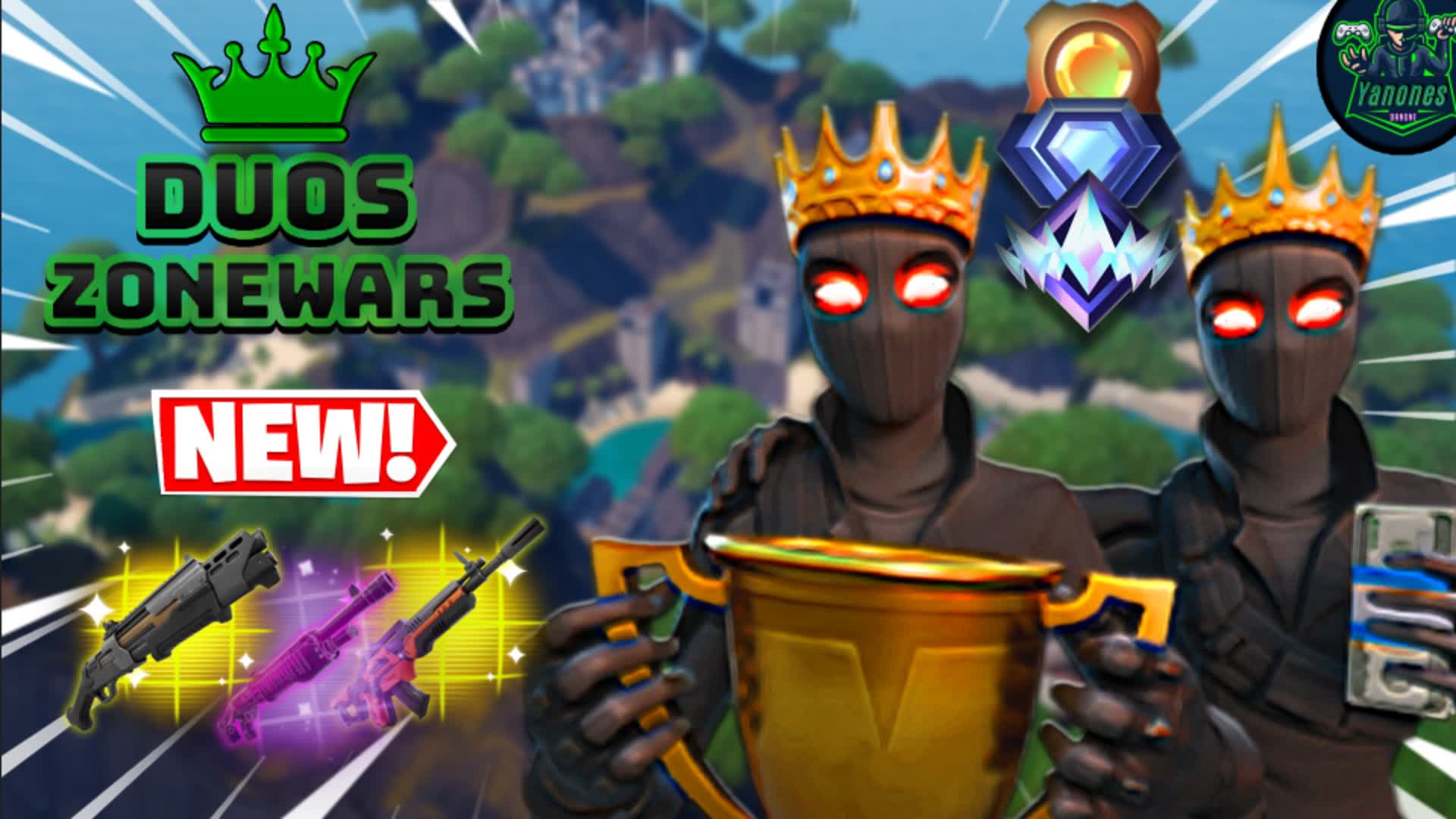 EPIC 25 DUOS ZONEWARS 9521-4185-2114 by yanones - Fortnite Creative Map ...