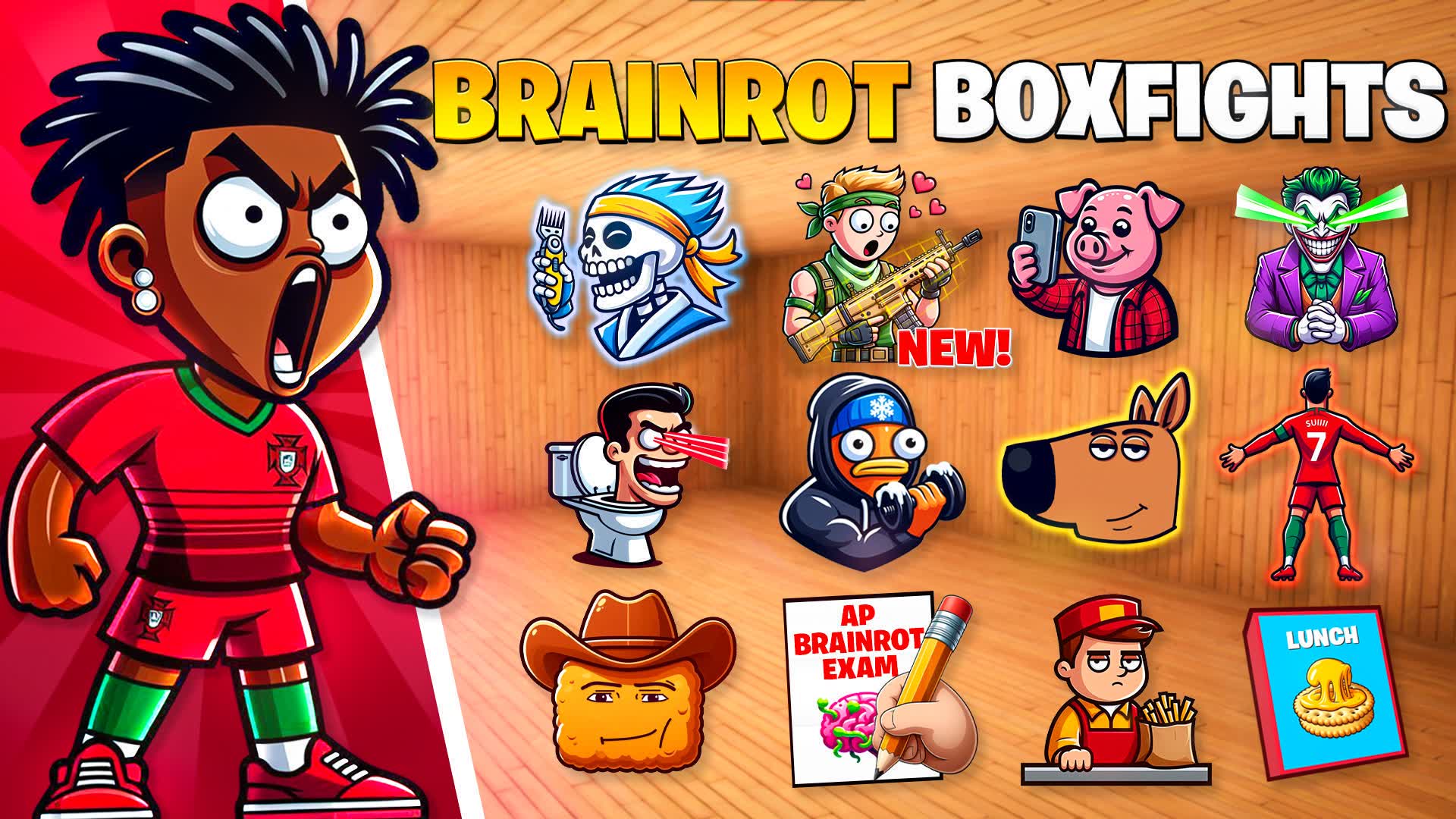 🧠 BRAINROT BOXFIGHT 5475-0904-2195 by siilviuufn - Fortnite