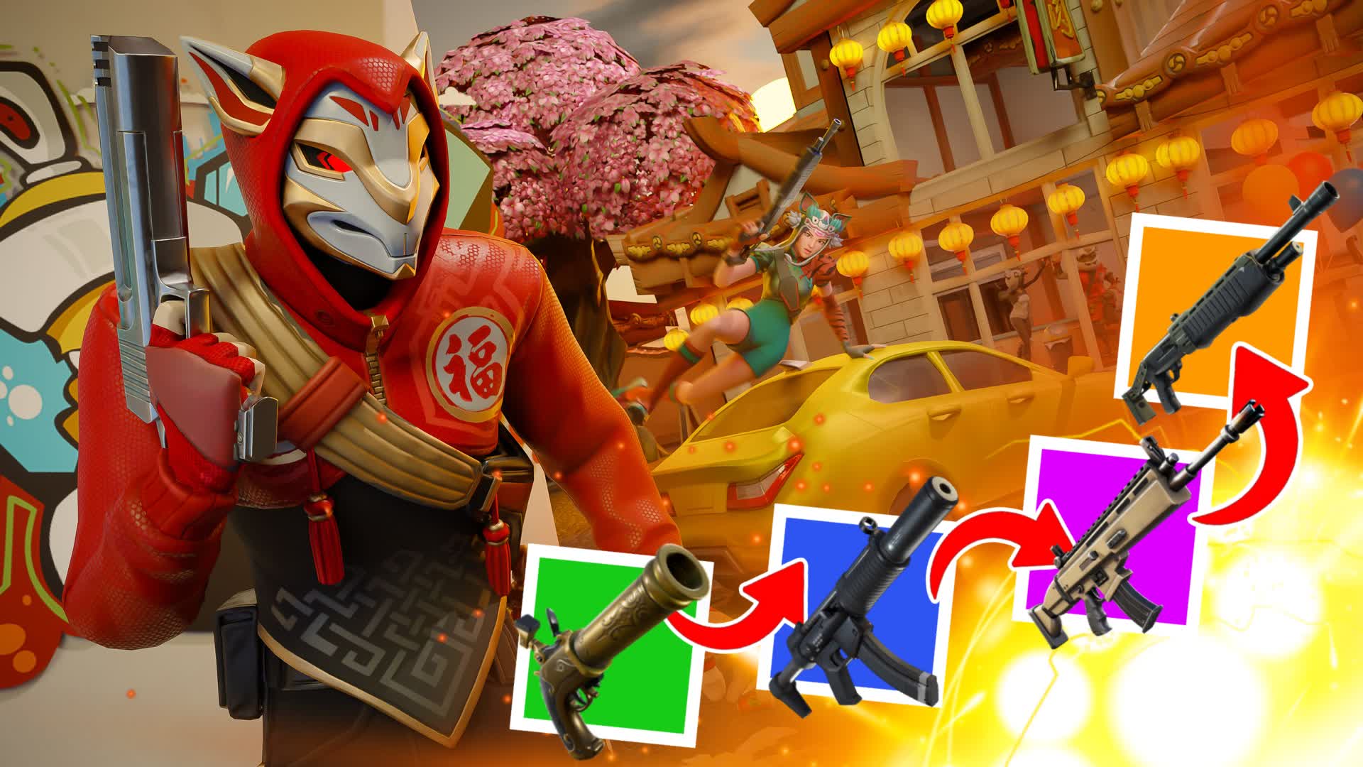 OG LUCKY LANDING 🍀 GUN GAME 🎯 5806-3682-3320 by volviik - Fortnite.GG