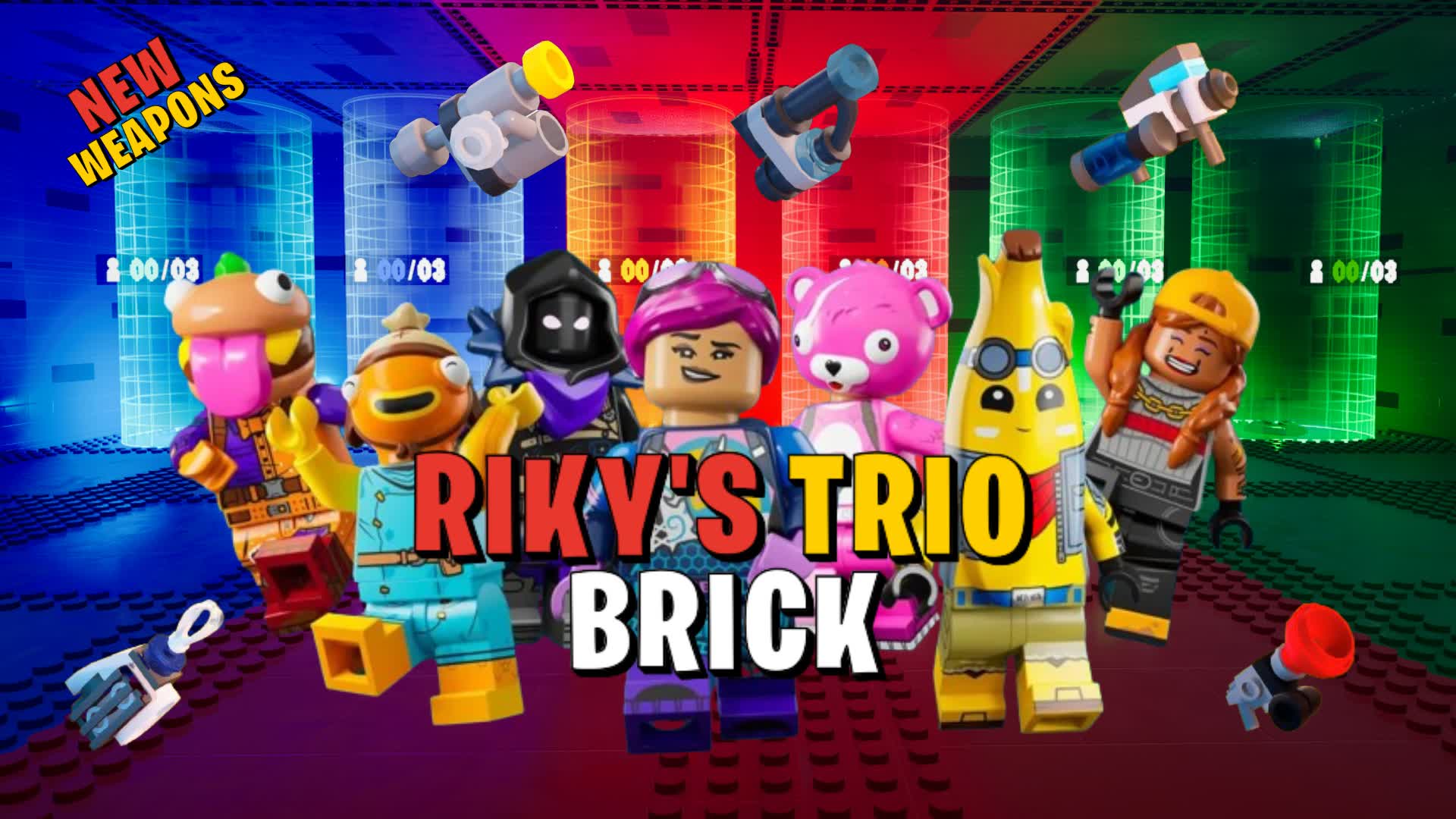 💖RIKY'S TRIO BRICK - ZONE WARS🌀 7750-5387-1869 by riky - Fortnite ...