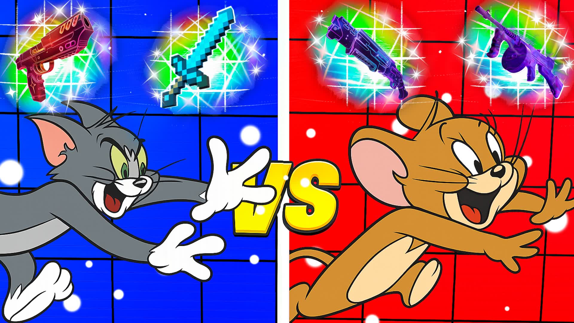 🐈TOM VS JERRY 🐭 RED VS BLUE 🔴🔵 1612-2723-9725 by dogthemasterking ...