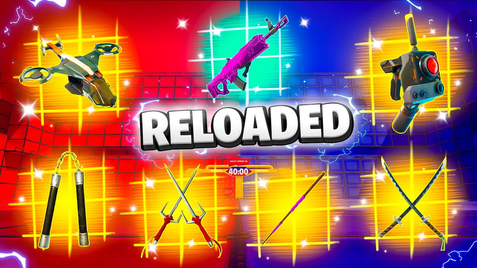 RELOADED TMNT 🔴RED VS BLUE🔵 5163-8622-1929 by bennyblack - Fortnite ...