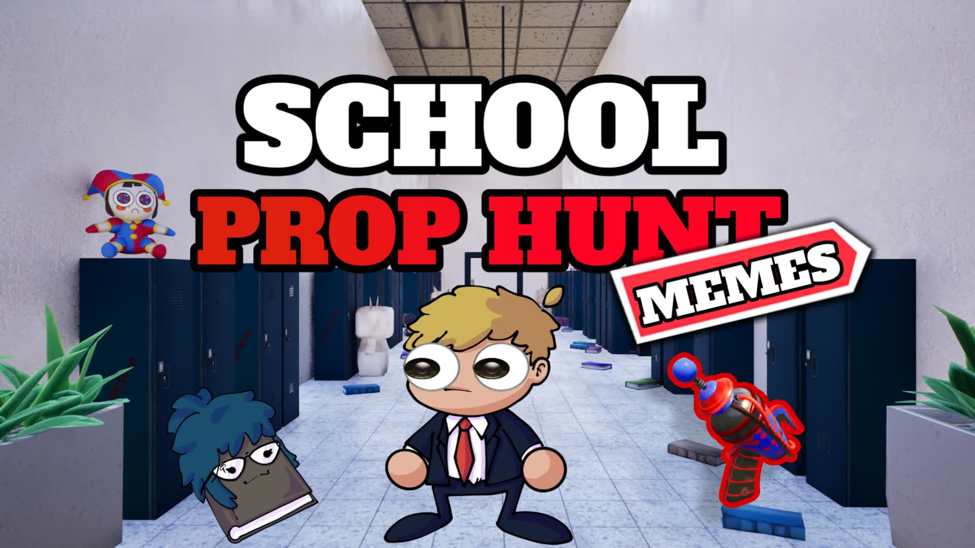 📚School Prop Hunt Memes 🤣 9991-9294-4307 من ابتكار naxtian - Fortnite