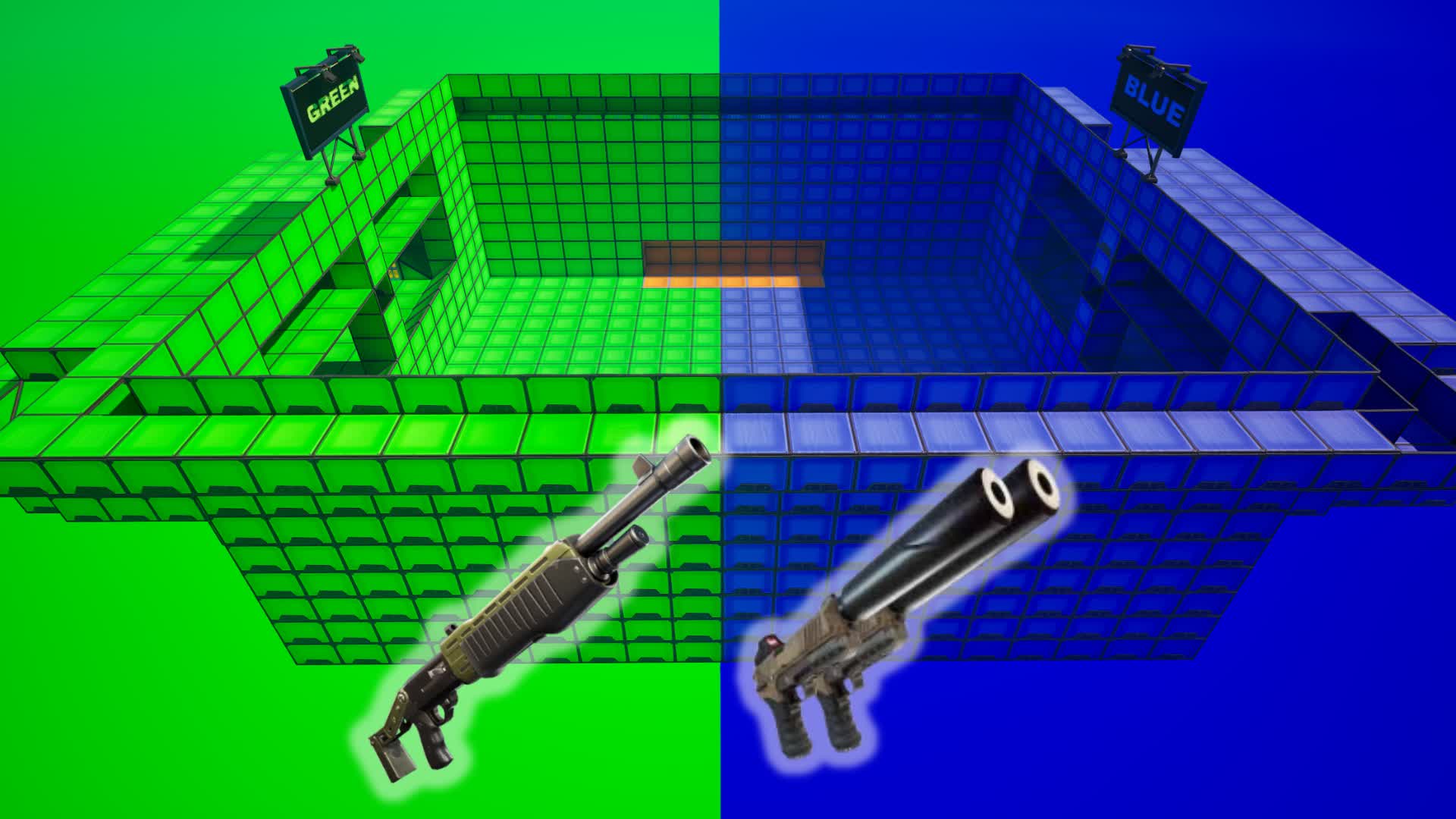 💯CRAZZY 🥶GREEN VS BLUE 0268-1253-4532 by genshadow - Fortnite Creative ...