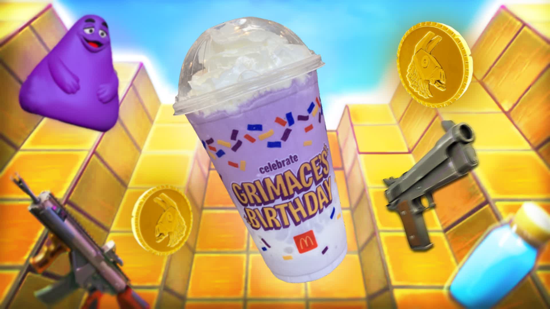 🥤GRIMACE SHAKE The Pit - FFA 🍧 5187-7630-1173 by supg - Fortnite ...
