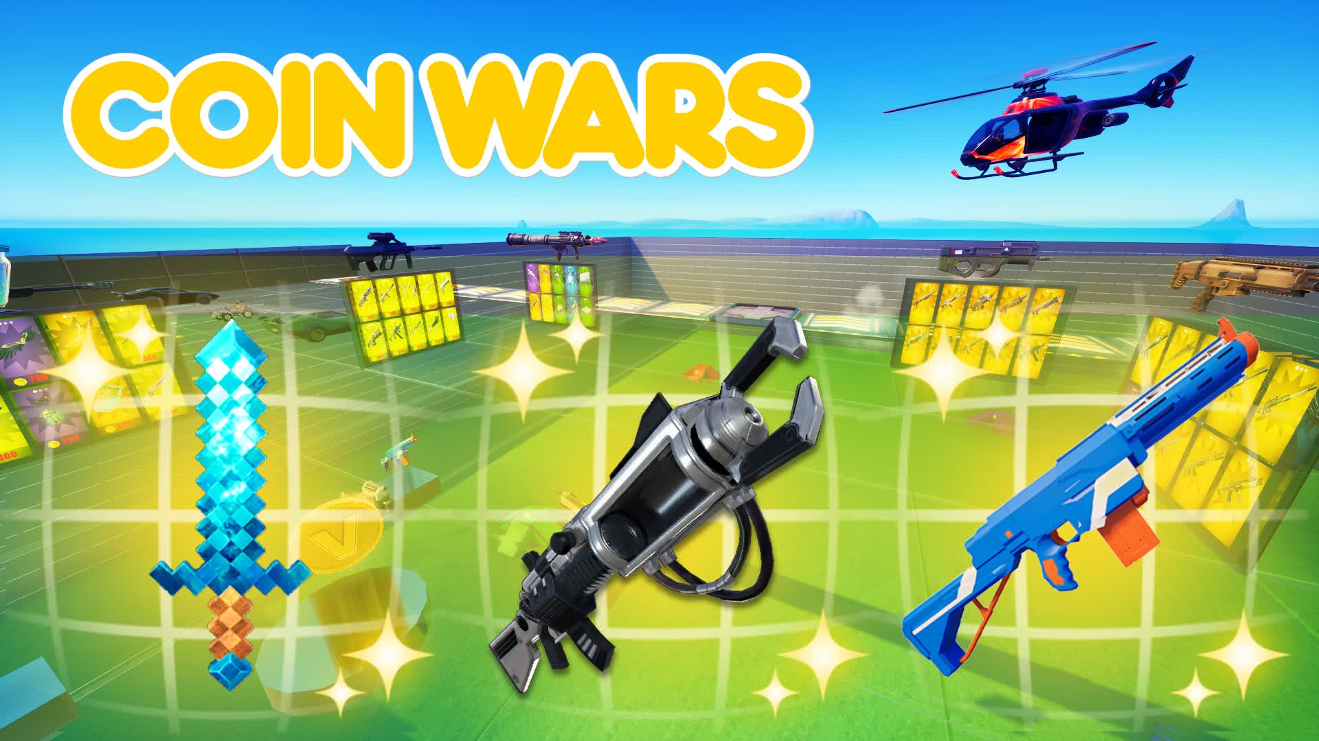 COIN WARS⭐CUSTOM WEAPONS GUNGAME🔫 5588-7075-3846 by gsd - Fortnite ...
