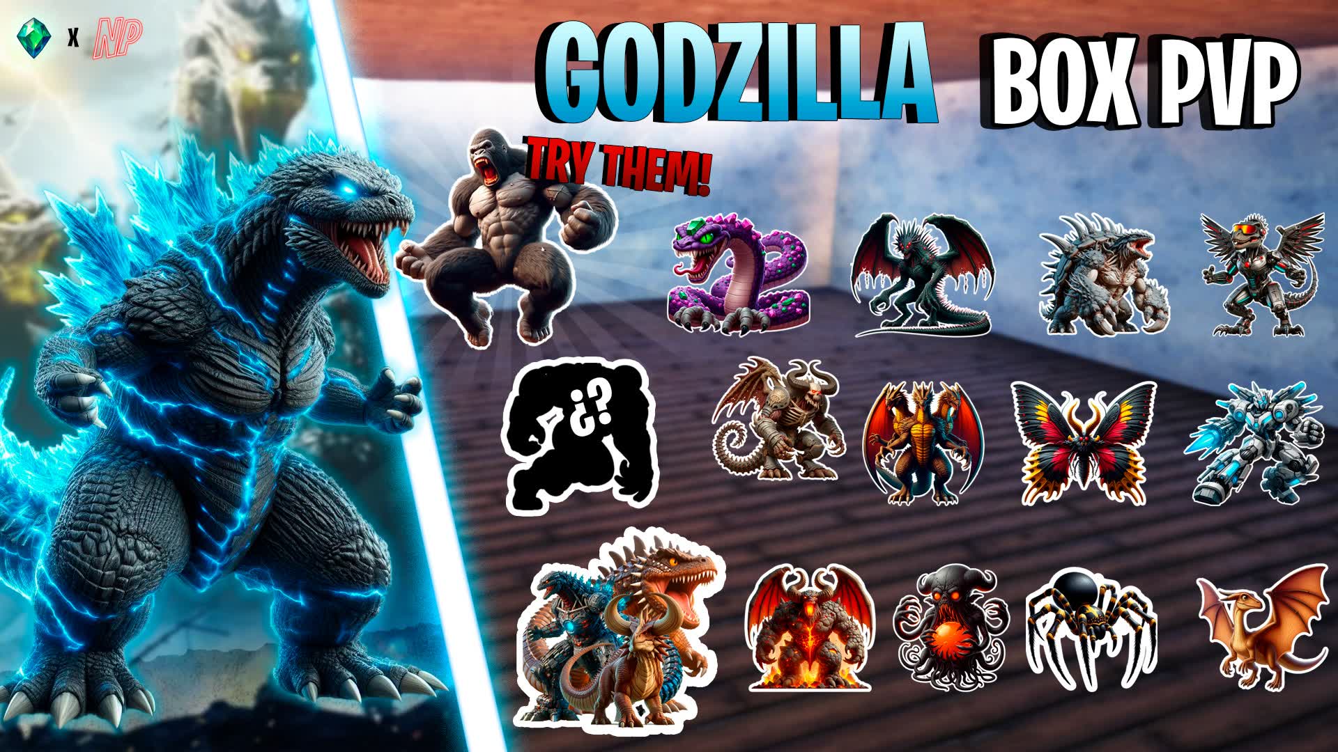 🦖Godzilla Box PVP📦 0633-5938-1690 by jadestudios - Fortnite Creative ...