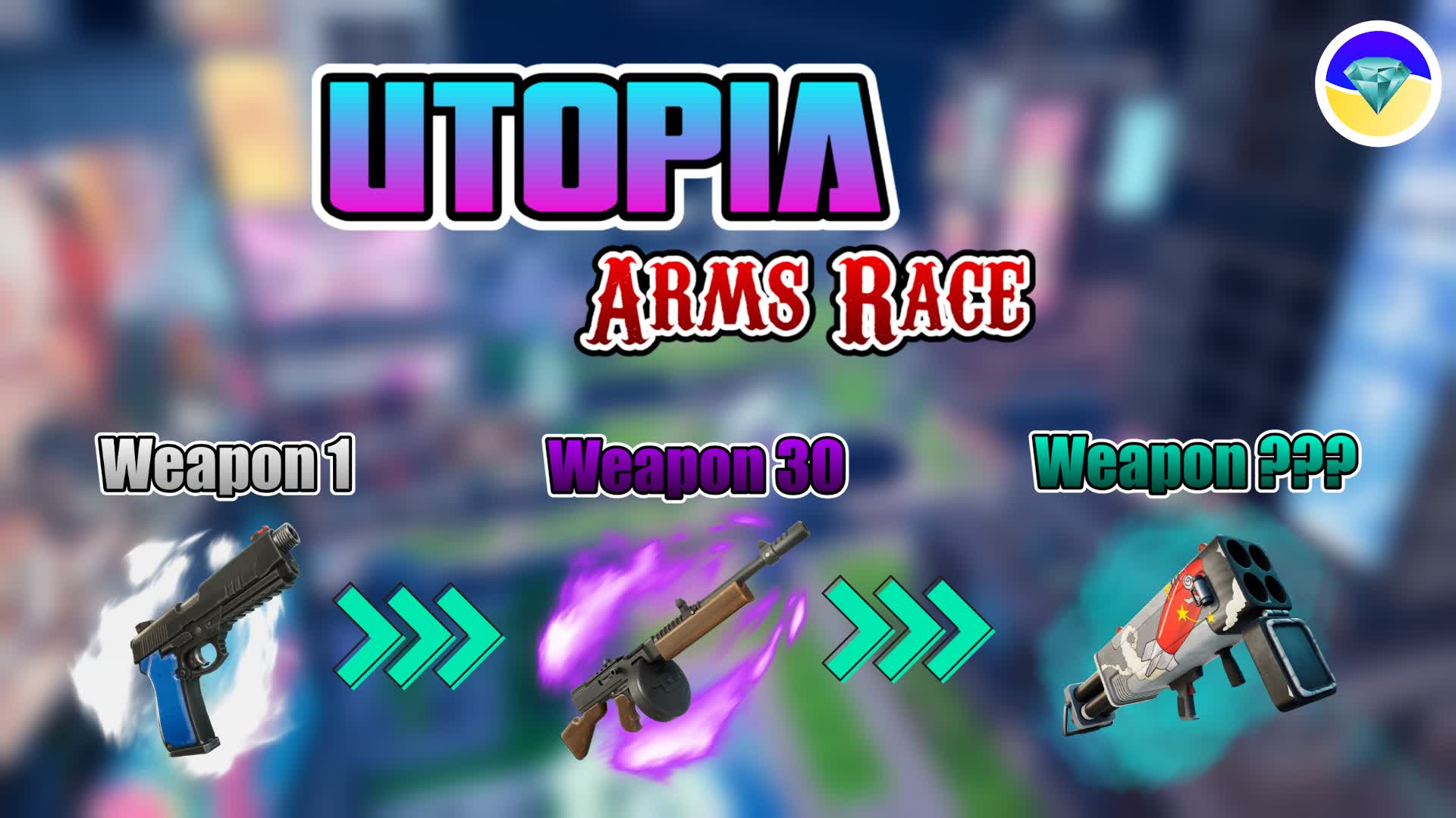 🔫Utopia Arms Race🔫 1732-4104-5944 by crystal01 - Fortnite