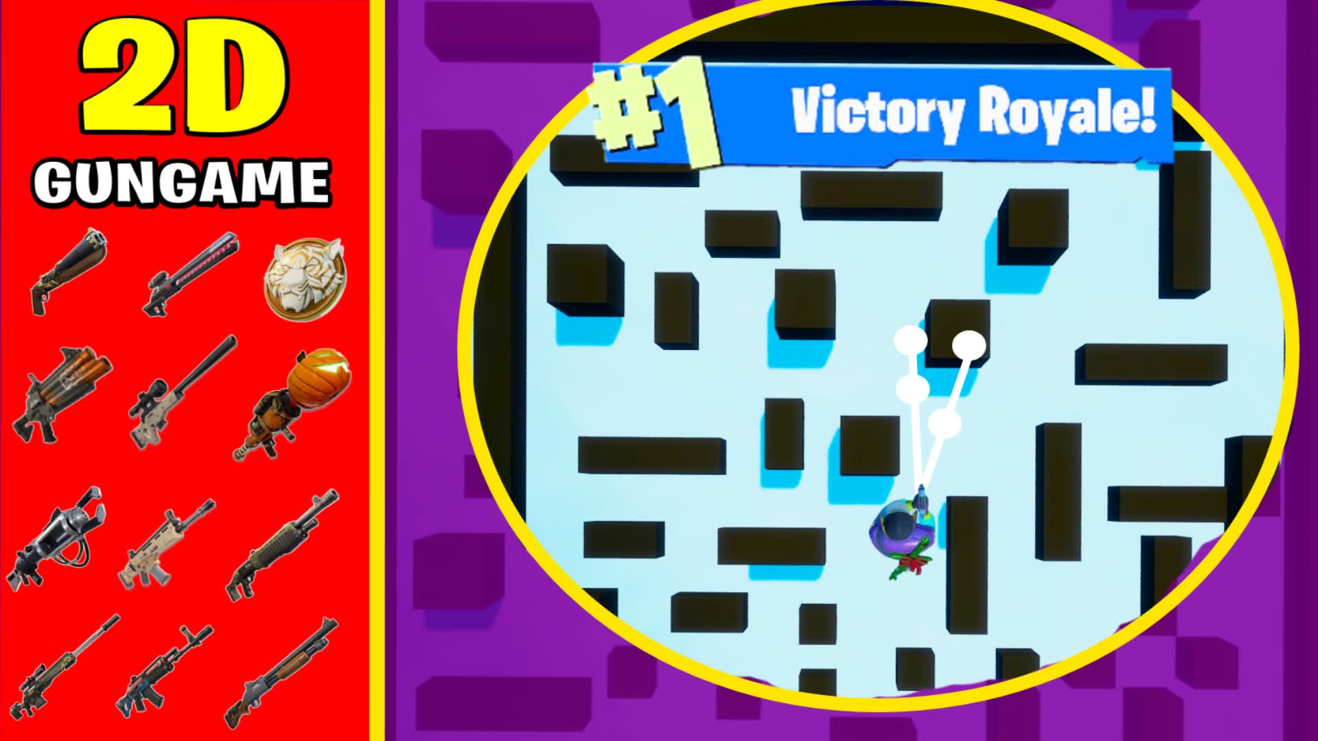 2D GUN GAME🕹️ - 5420-3310-8617 | Fortnite Zone