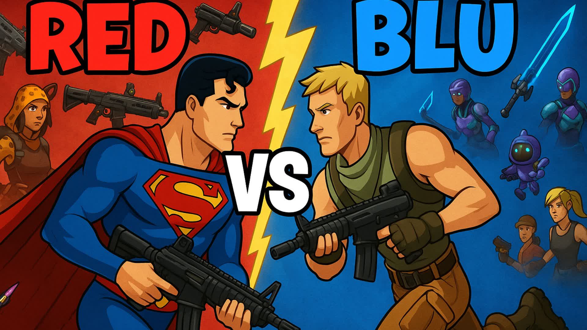 Fantox - New RED VS BLU 🔴🔵 2700-7537-4715 by fantox - Fortnite