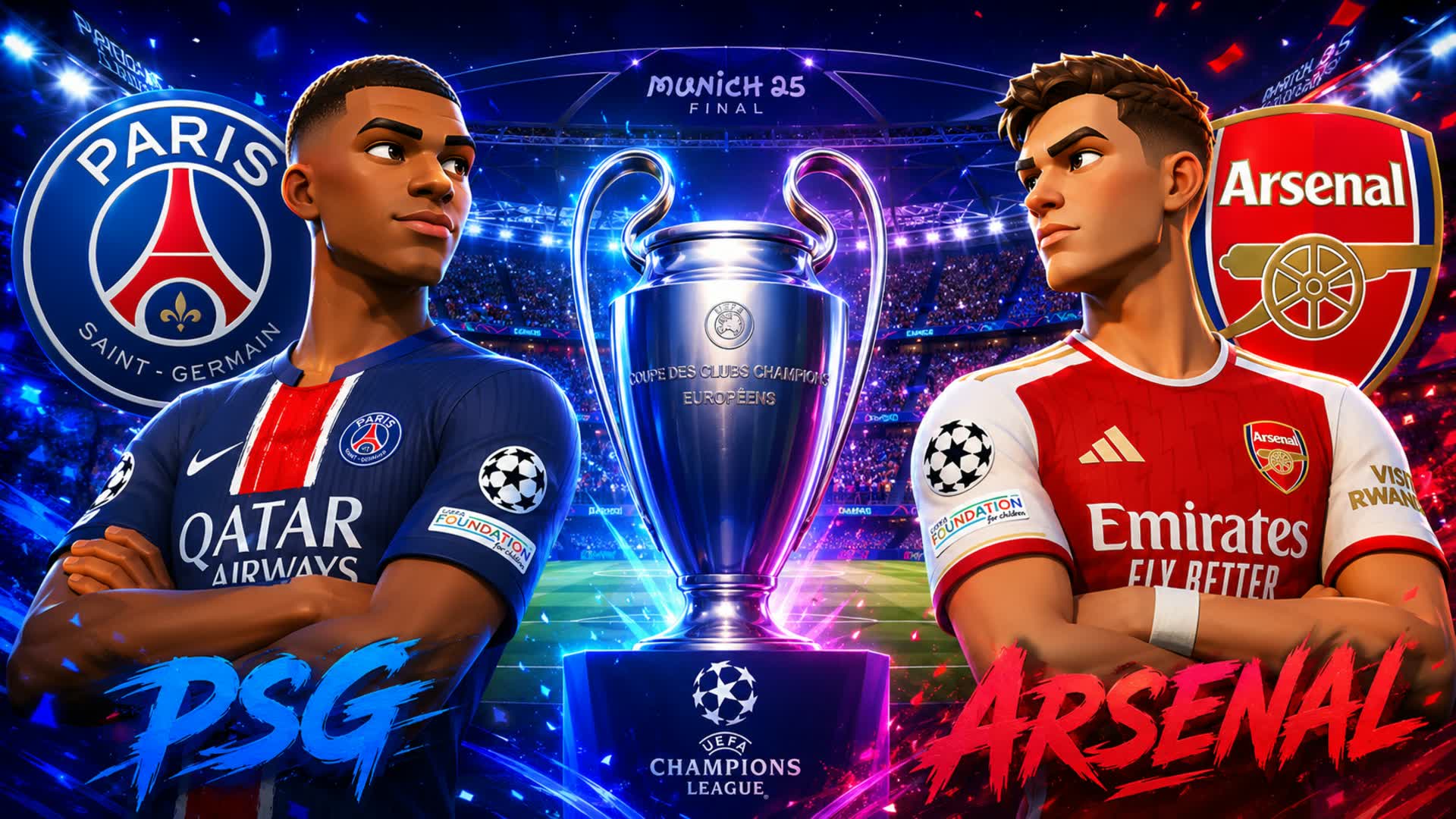 PSG VS ARSENAL | CHAMPIONS LEAGUE FINAL⚽ 3105-2236-9933 by angelq ...