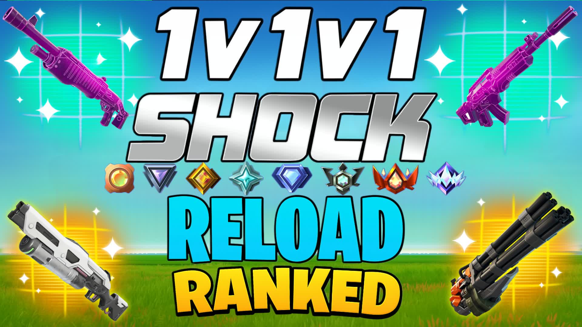 1v1v1 SHOCK & RELOAD - RANKED MODE 5730-2066-1339 by mulla - Fortnite ...