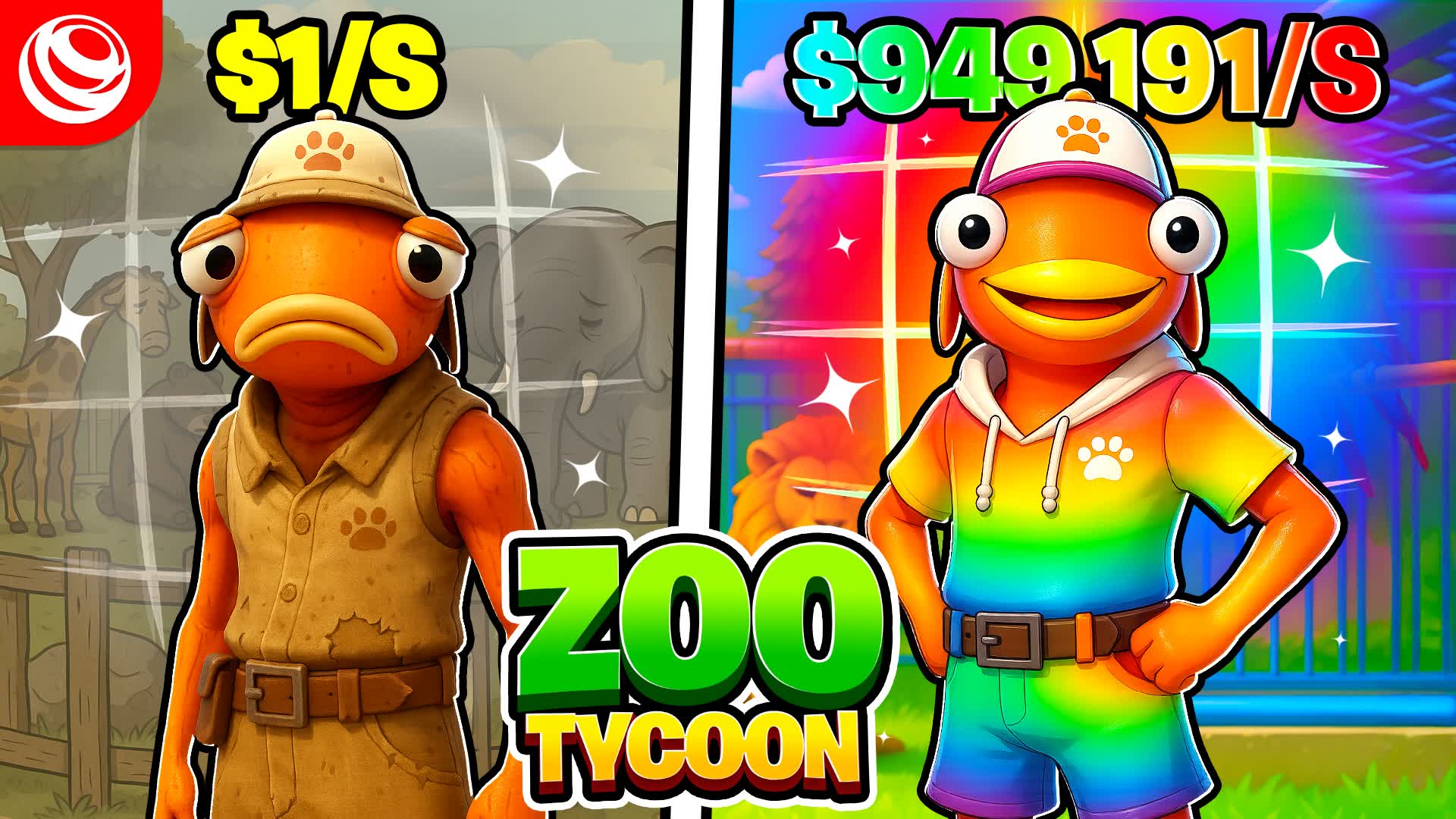 🦁MEGA ZOO TYCOON🐘 0138-5459-0878 by endoworlds - Fortnite Creative Map ...