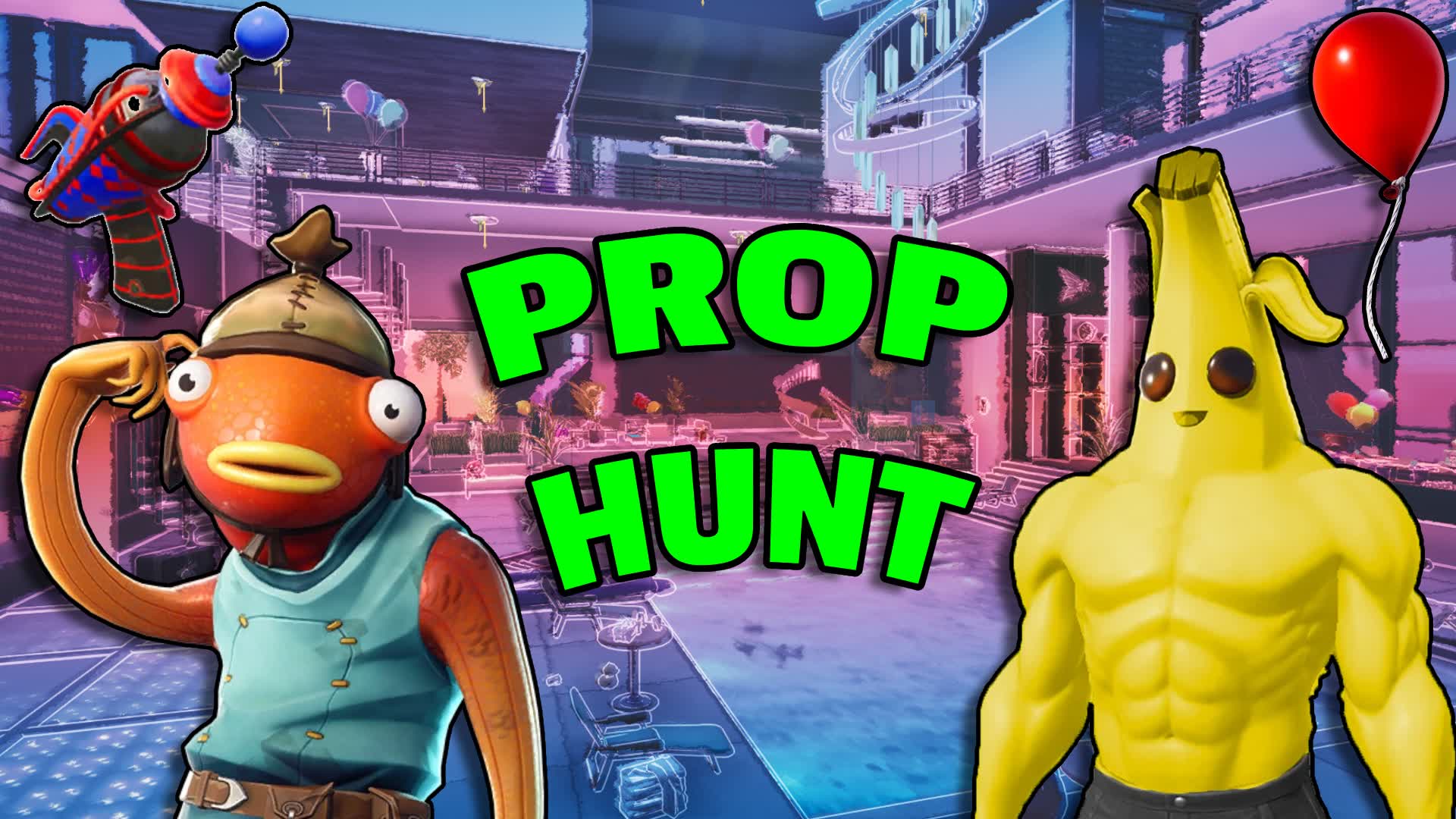 Synthwave Apartment - Prop Hunt⭐ 2534-3040-2109 by kingzi - Fortnite ...