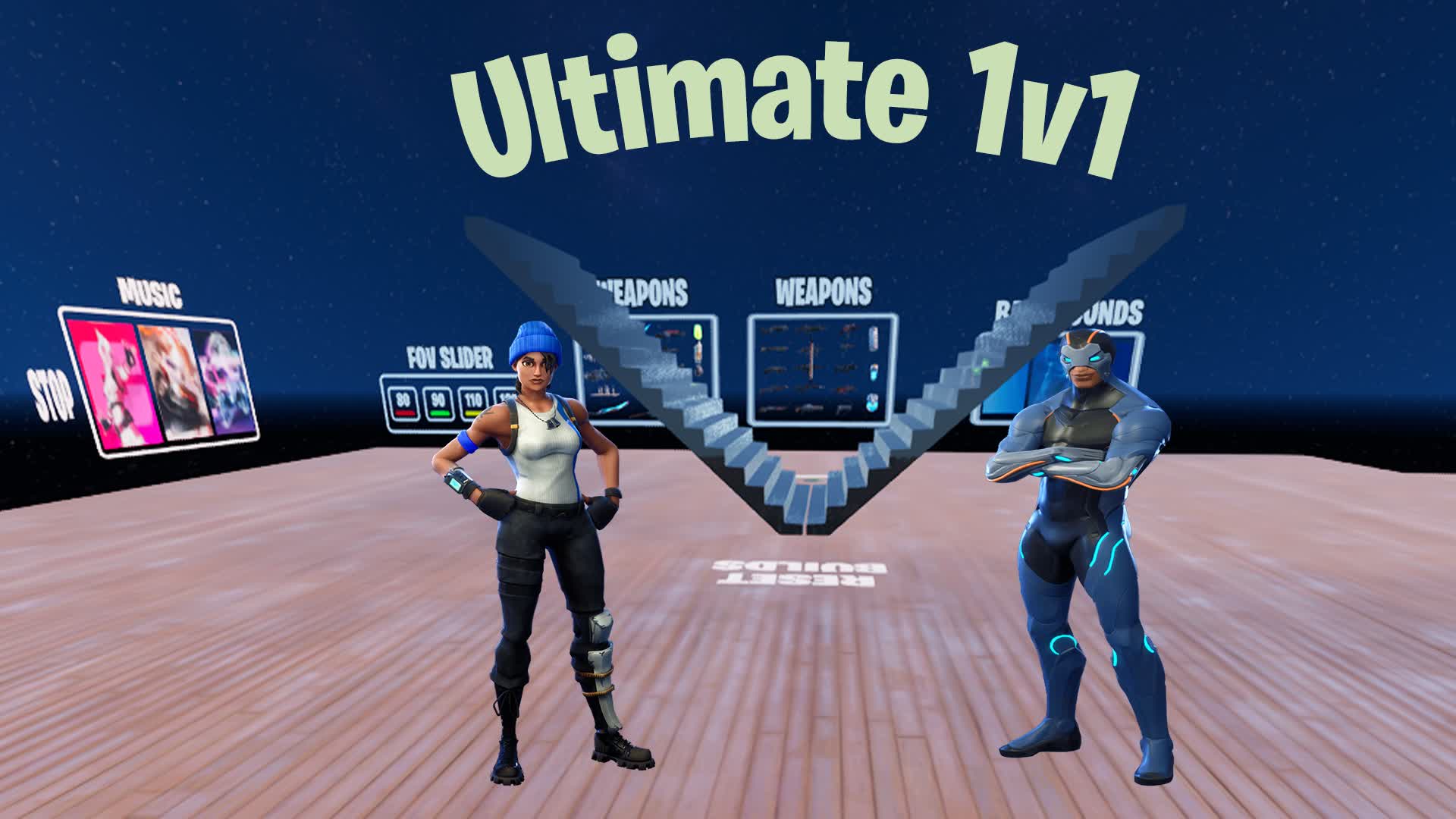 Ultimate 1v1 9045-8855-5804 by paco-iws - Fortnite Creative Map Code ...