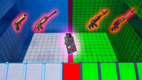 🔴RED VS BLUE🔵FUNNY 0258-9117-5850 от автора bmgs — Fortnite