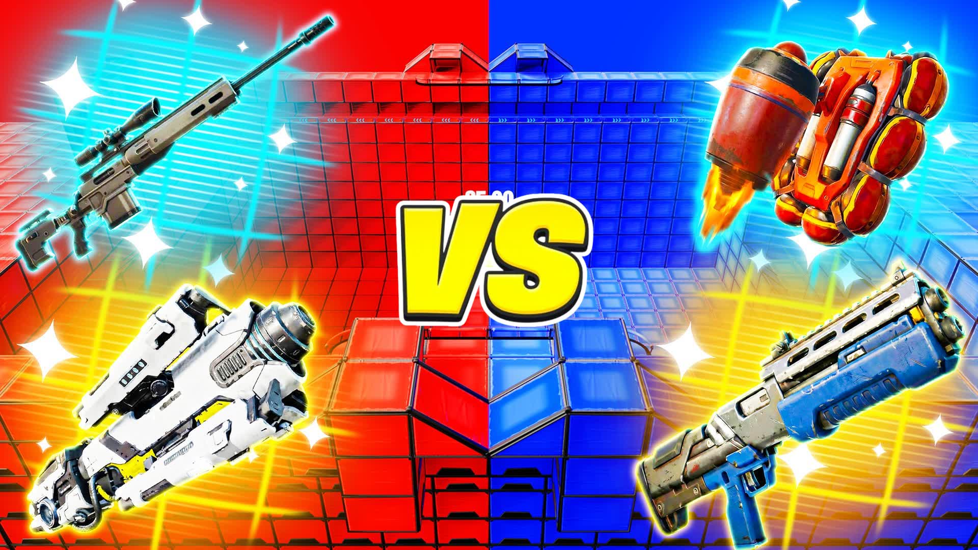 RED VS BLUE RED VS BLUE 🔴🔵 3306-2885-5986 by saf_x - Fortnite Creative ...