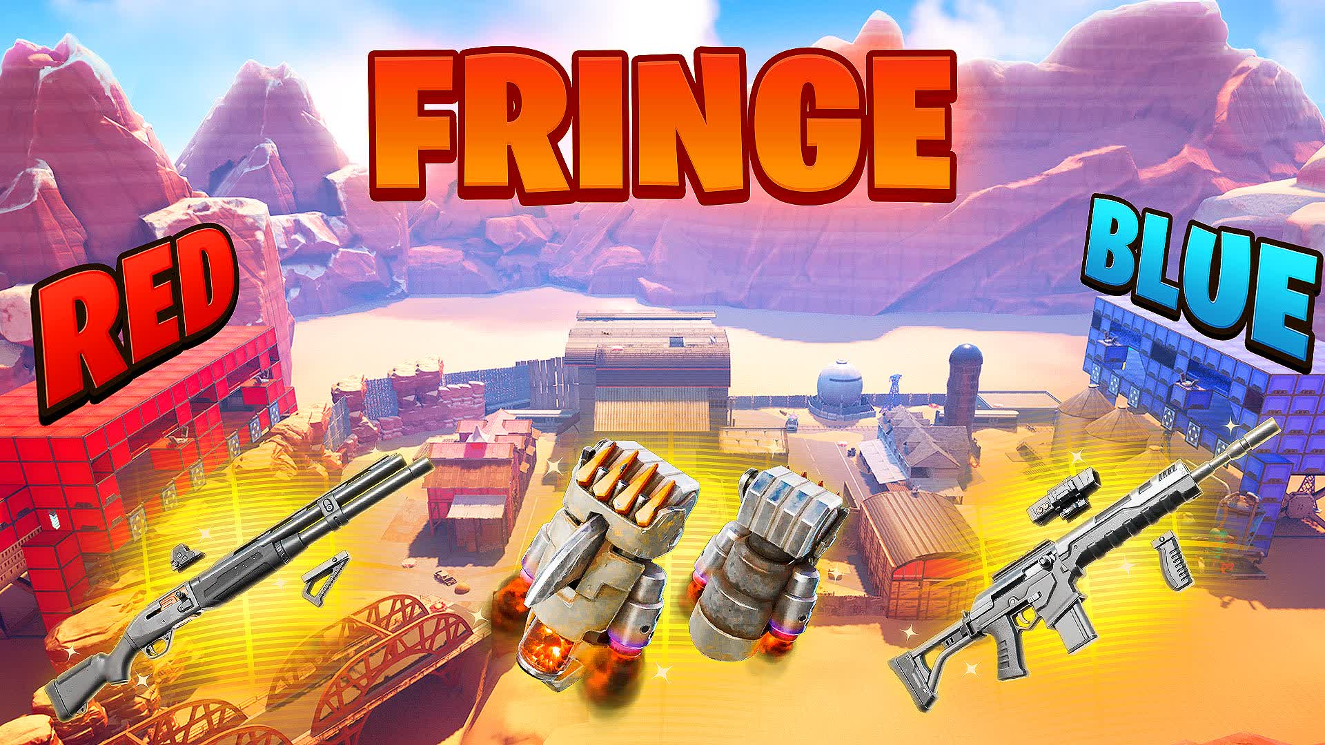 Fringe Red vs Blue 1844-8555-0978 by mq5-pazz - Fortnite Creative Map ...