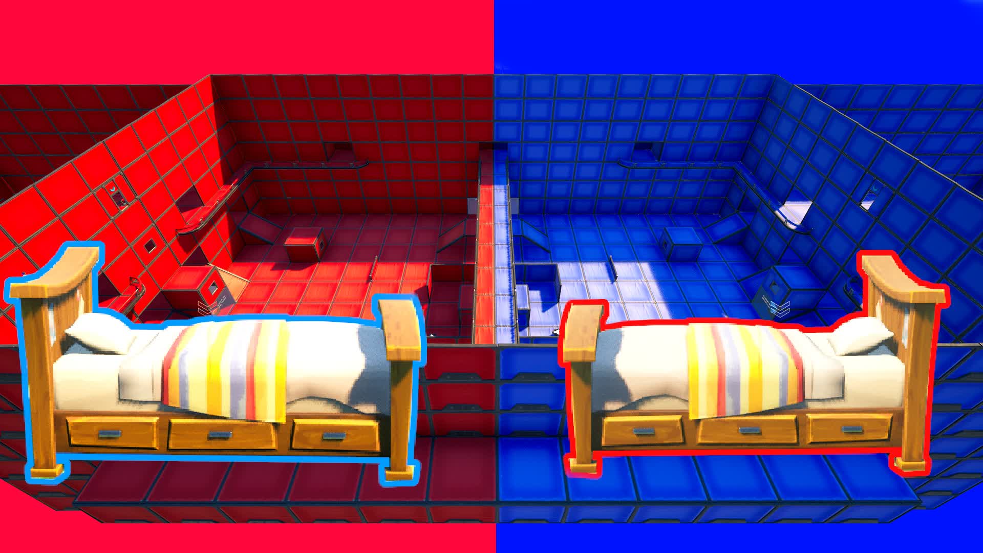 🛏️ BED WARS 🥵 RED VS BLUE 🥶 3904-2497-5902 by axvezer - Fortnite ...