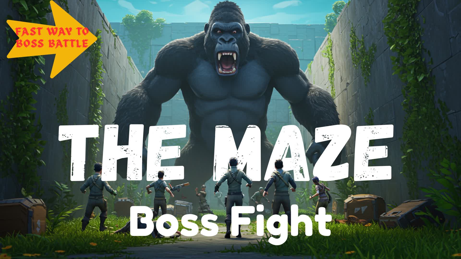 The Maze Boss Fight 1327-2205-7643 by honest_ozz - Fortnite Creative ...