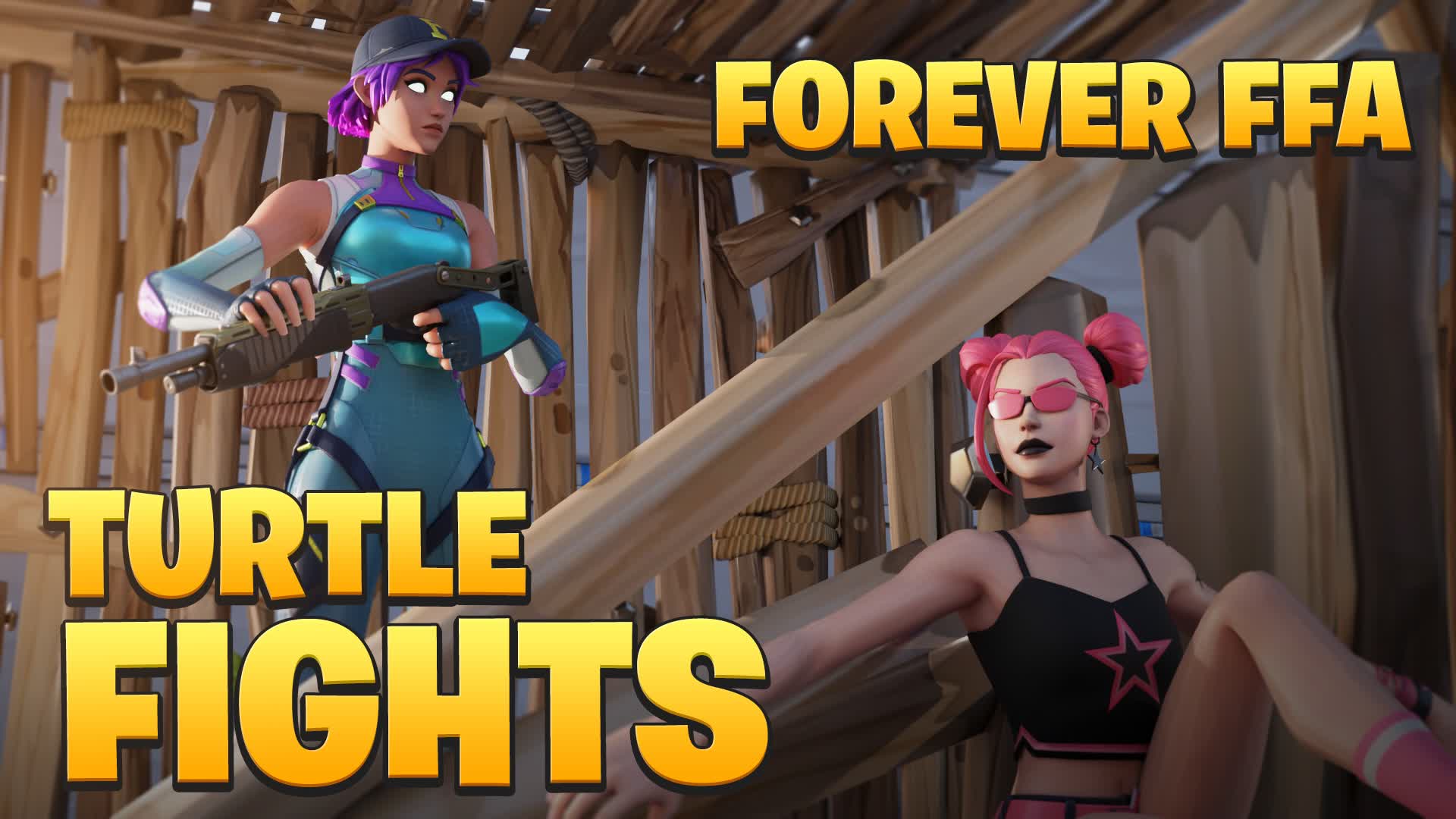 Forever Turtle Fights FFA📦 1633-0233-2959 by sanku - Fortnite Creative Map Code - Fortnite.GG