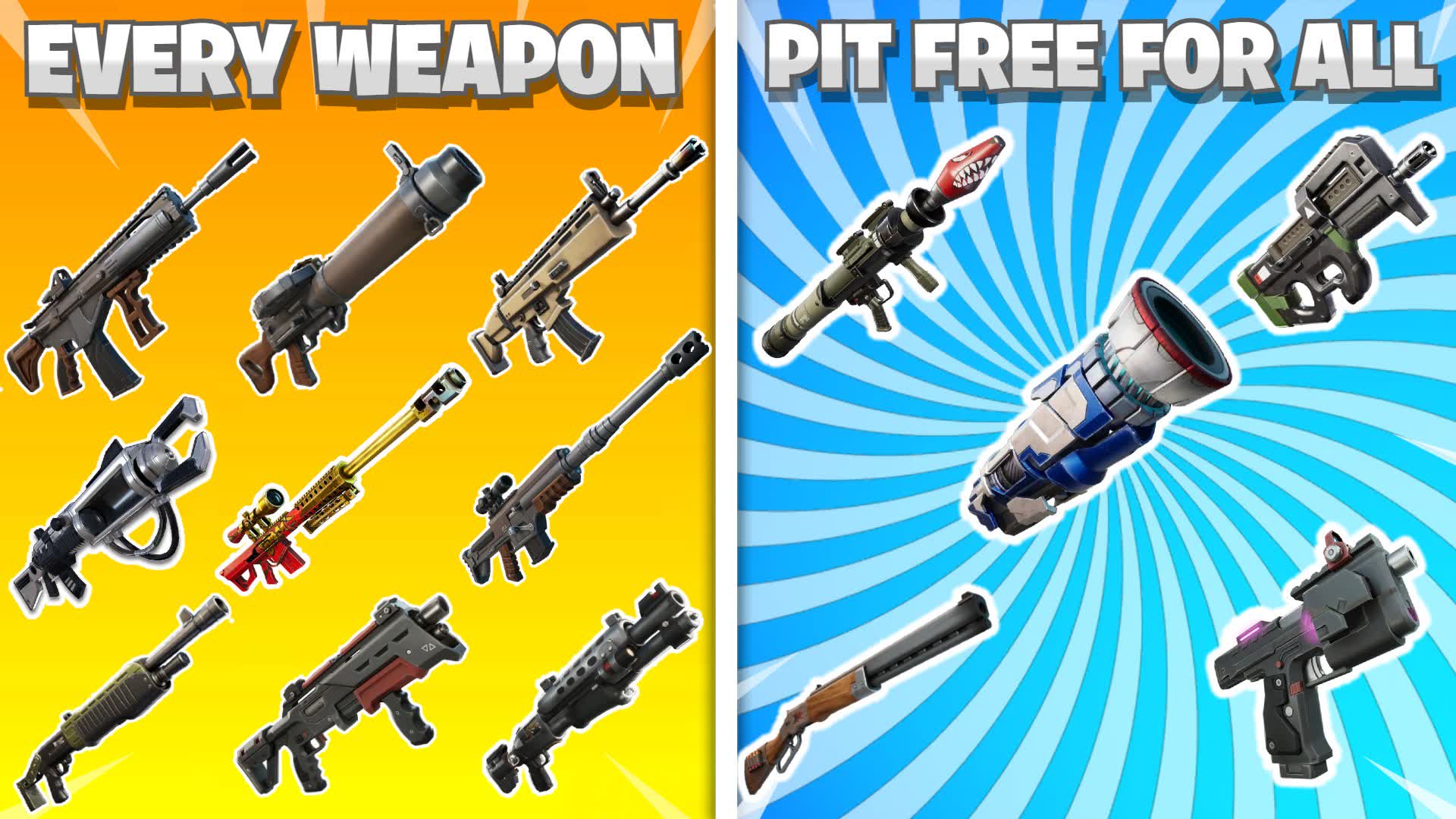 🔫 EVERY WEAPON PIT FFA 💥 3103-9582-8183 by el3ktro - Fortnite Creative ...