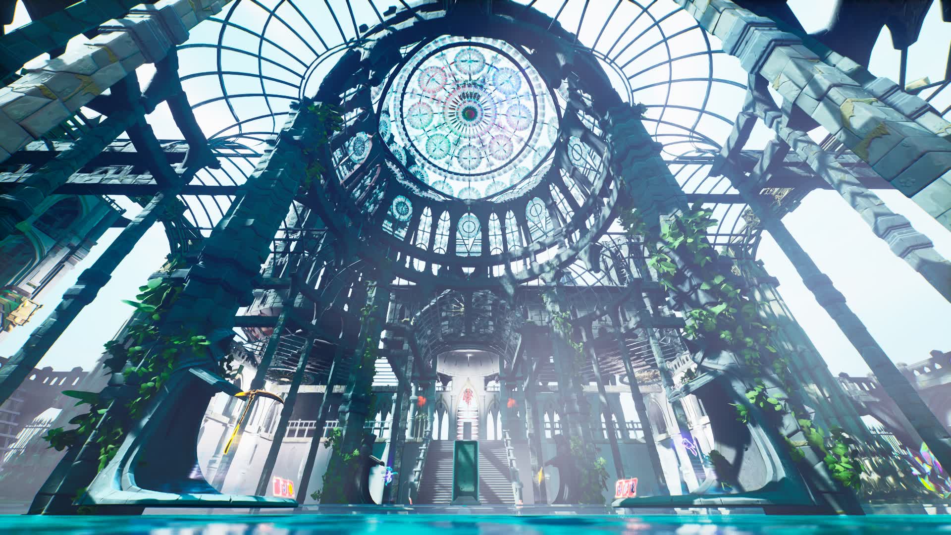 INVERTED CASTLE view 7574-5164-2442 by sanvo - Fortnite Creative Map ...