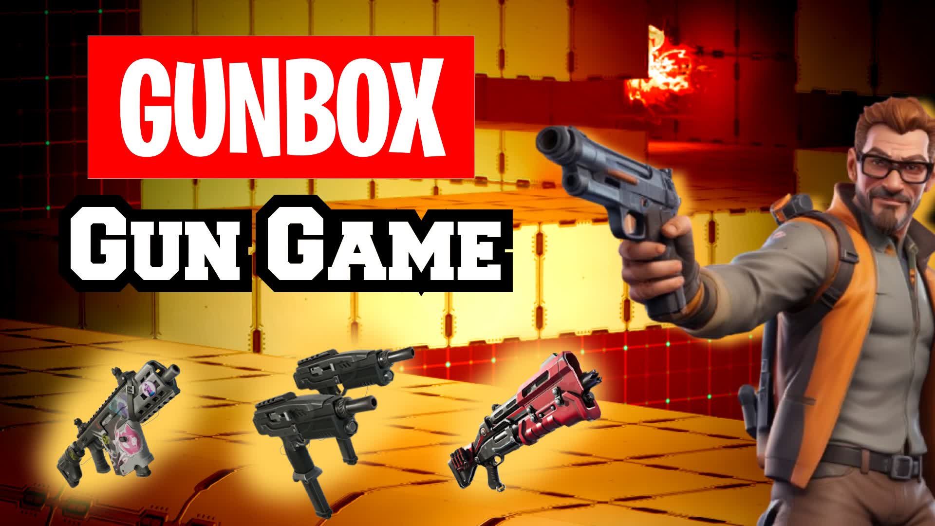 🎯 GUNBOX - GUN GAME 🔫 3928-2807-9066, de pixelhelmet — Fortnite