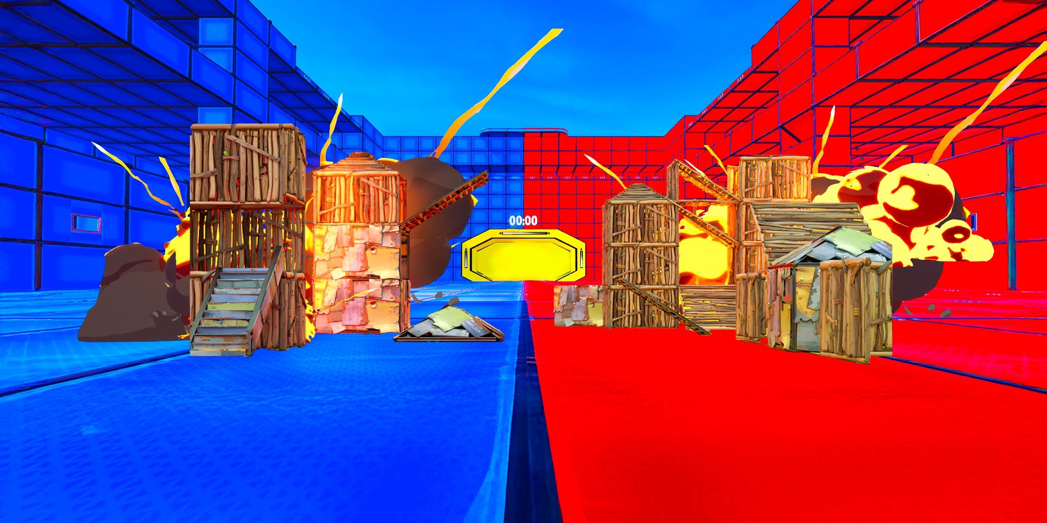 SUPER OG VS DEFAULT 🔴🔵 - 0621-1785-2212 | Fortnite Zone