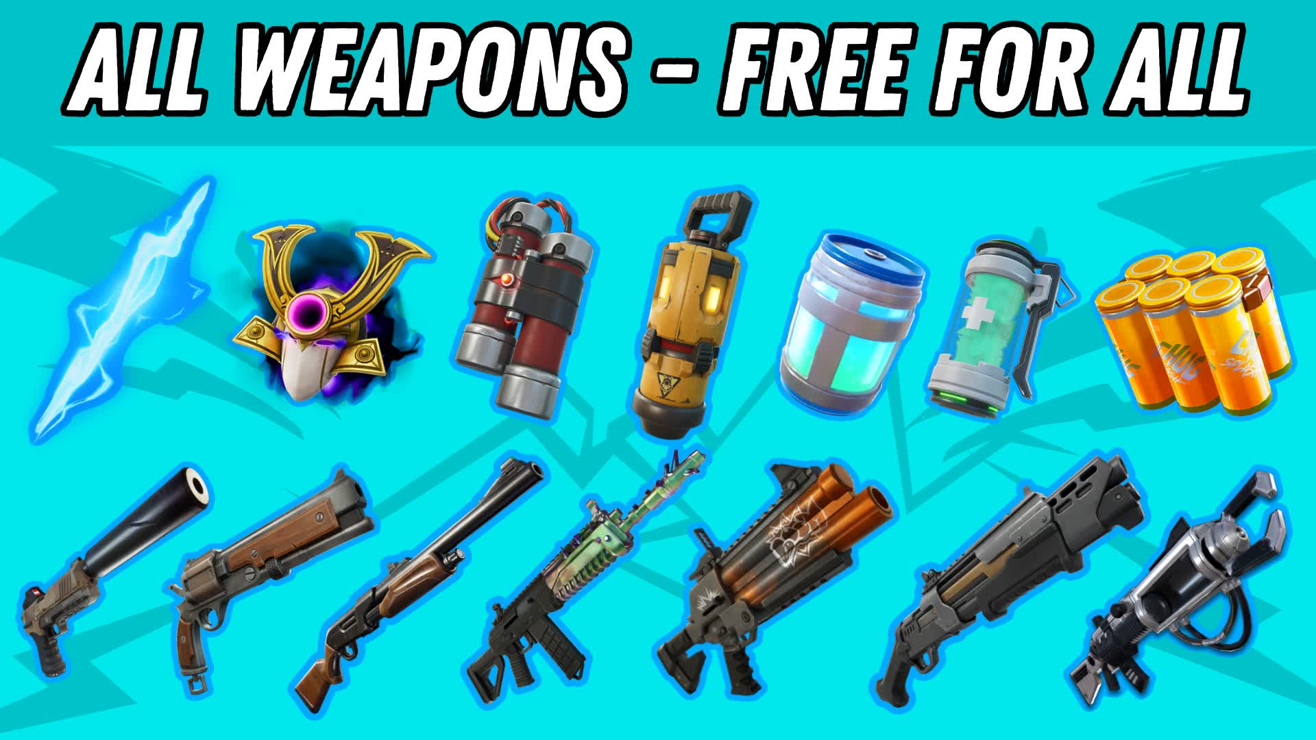 All Weapons - FFA 0853-6286-6411 7622-3665-9250 by onlybasic - Fortnite ...