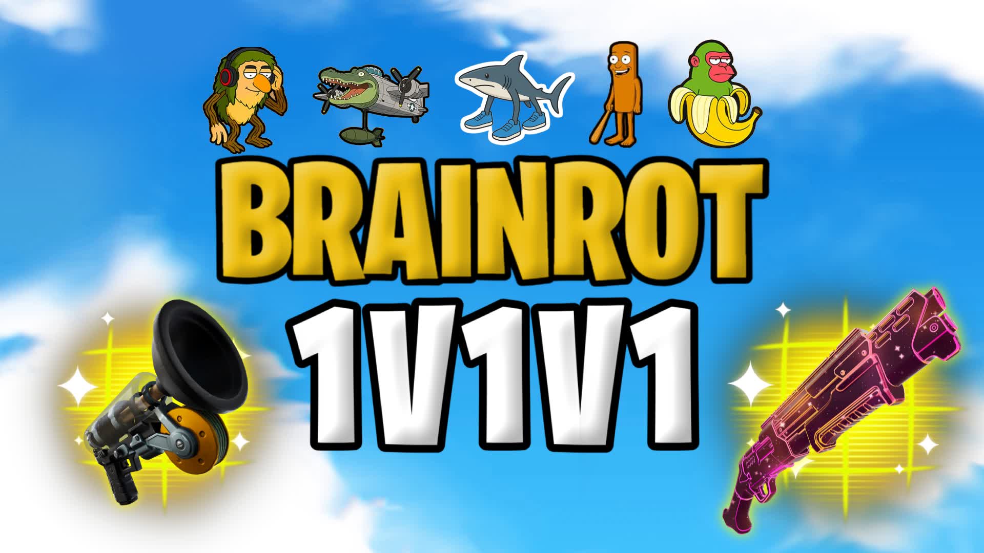 BRAINROT 1V1V1 RELOAD FFA 0655-9951-8037 by tokhii - Fortnite Creative Map Code - Fortnite.GG