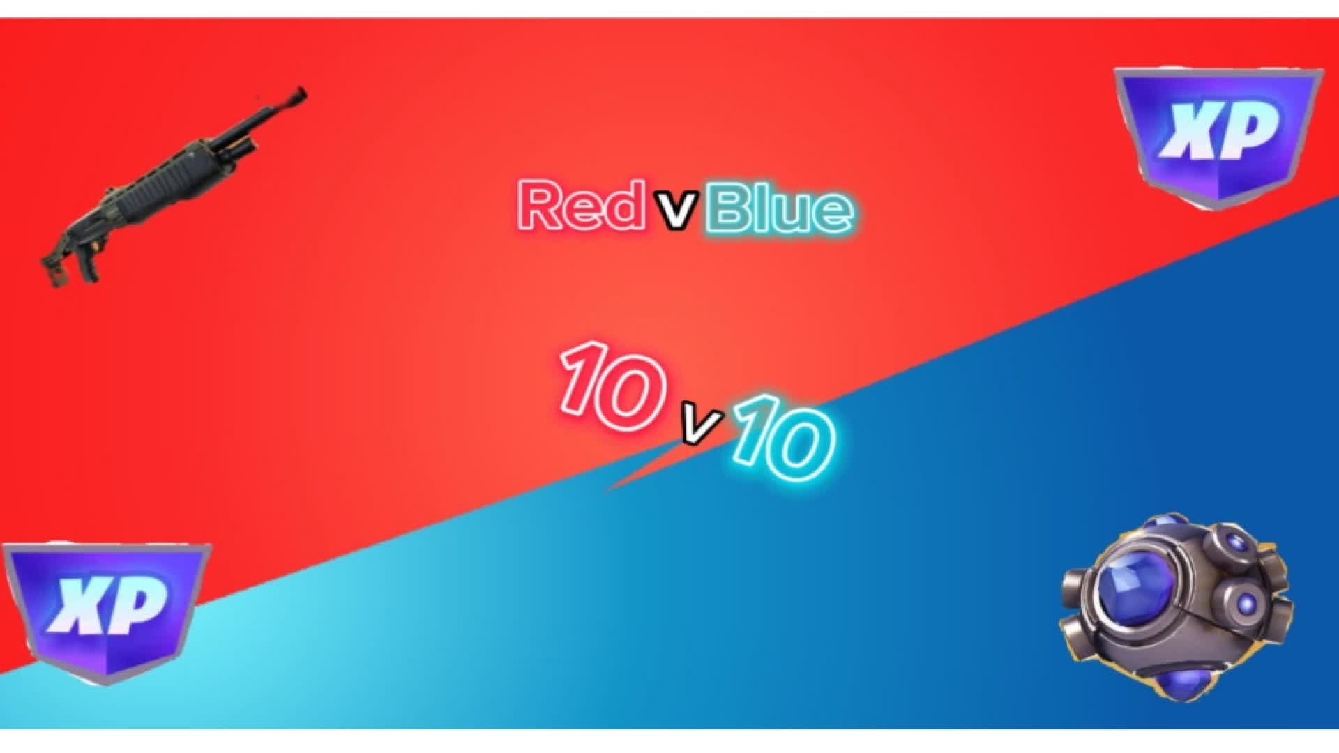 10v10 🔴RED VS 🔵BLUE 6540-6672-7549 by evanxedits - Fortnite Creative Map Code - Fortnite.GG