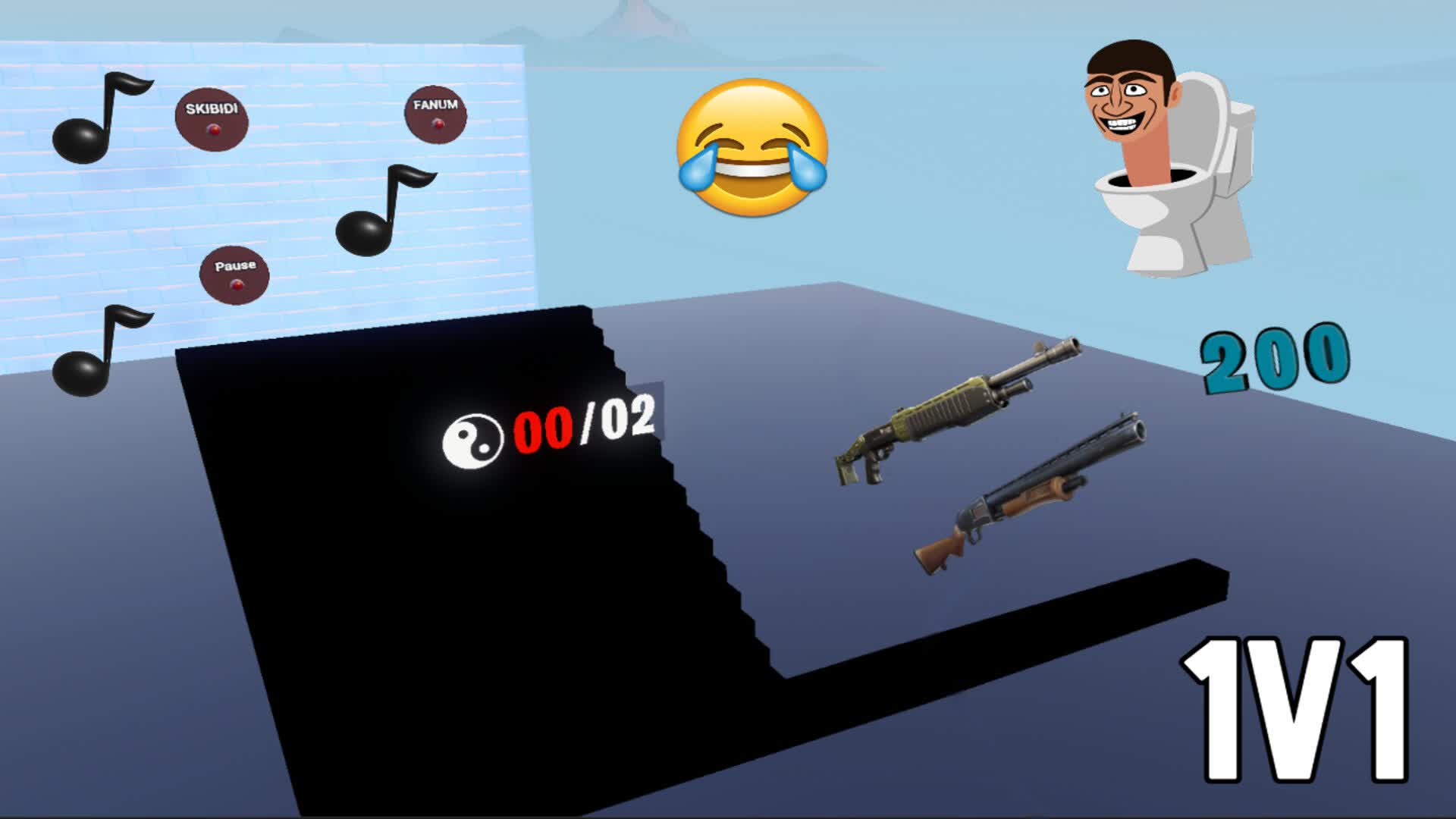 1v1 MEME 6029-0429-9096 by yeimix - Fortnite Creative Map Code ...