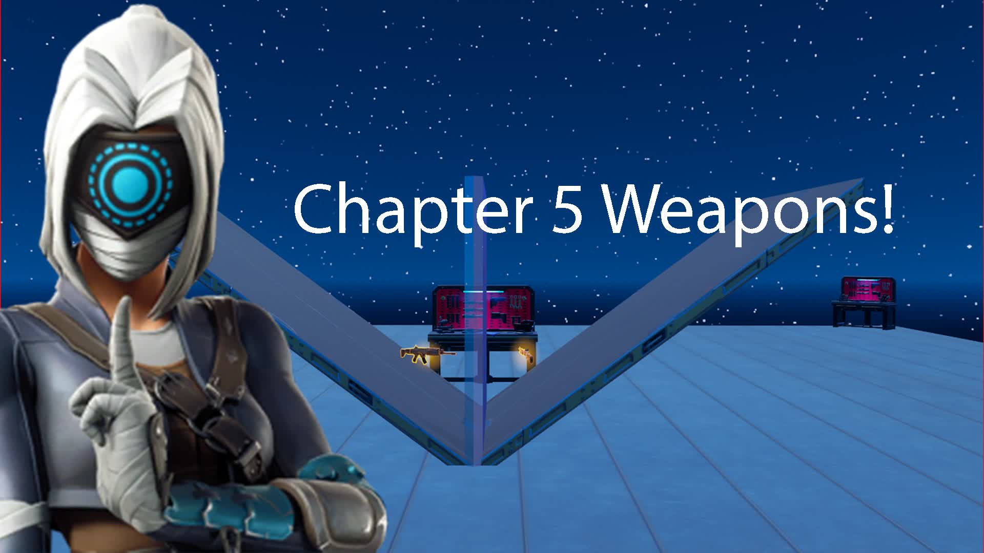 CHAPTER 5 WEAPONS 1V1 ITEMZ 0744-8089-3210 by itemz - Fortnite Creative Map Code - Fortnite.GG