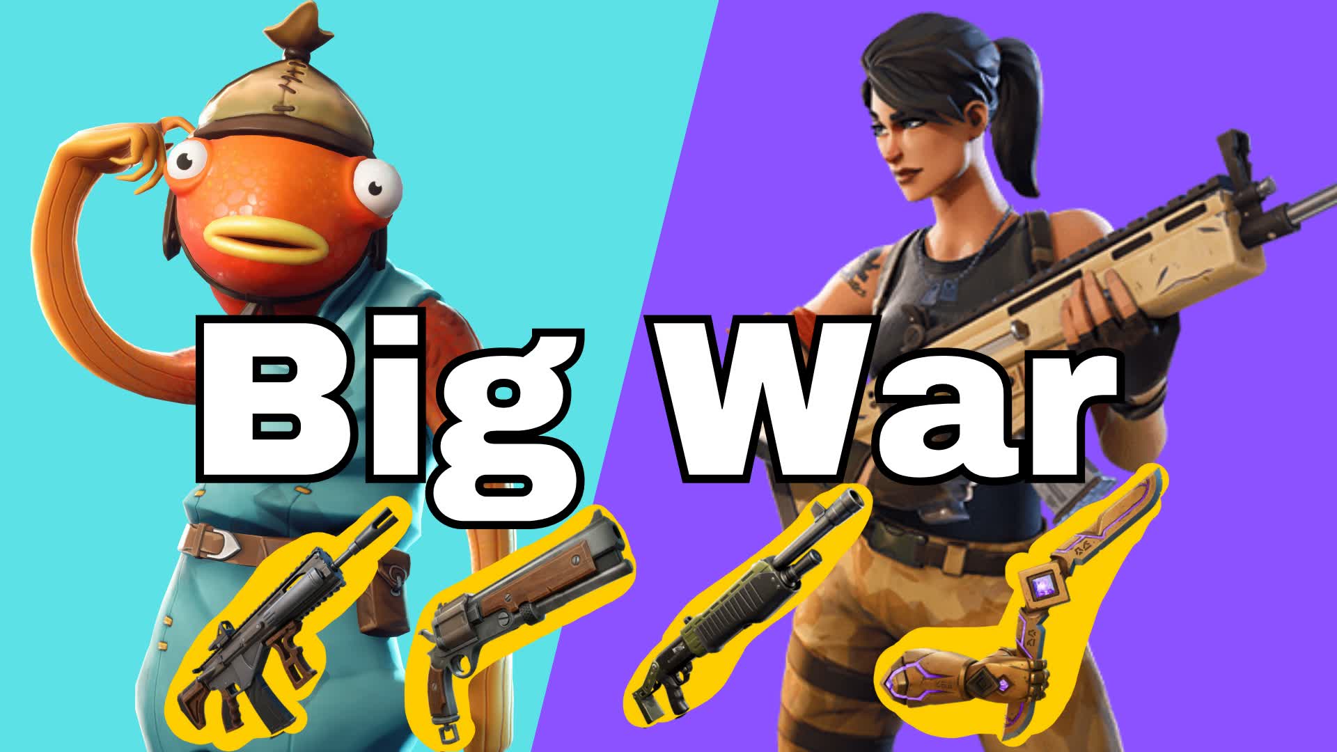 Big War 9449-2807-7704 by neryn - Fortnite Creative Map Code - Fortnite.GG