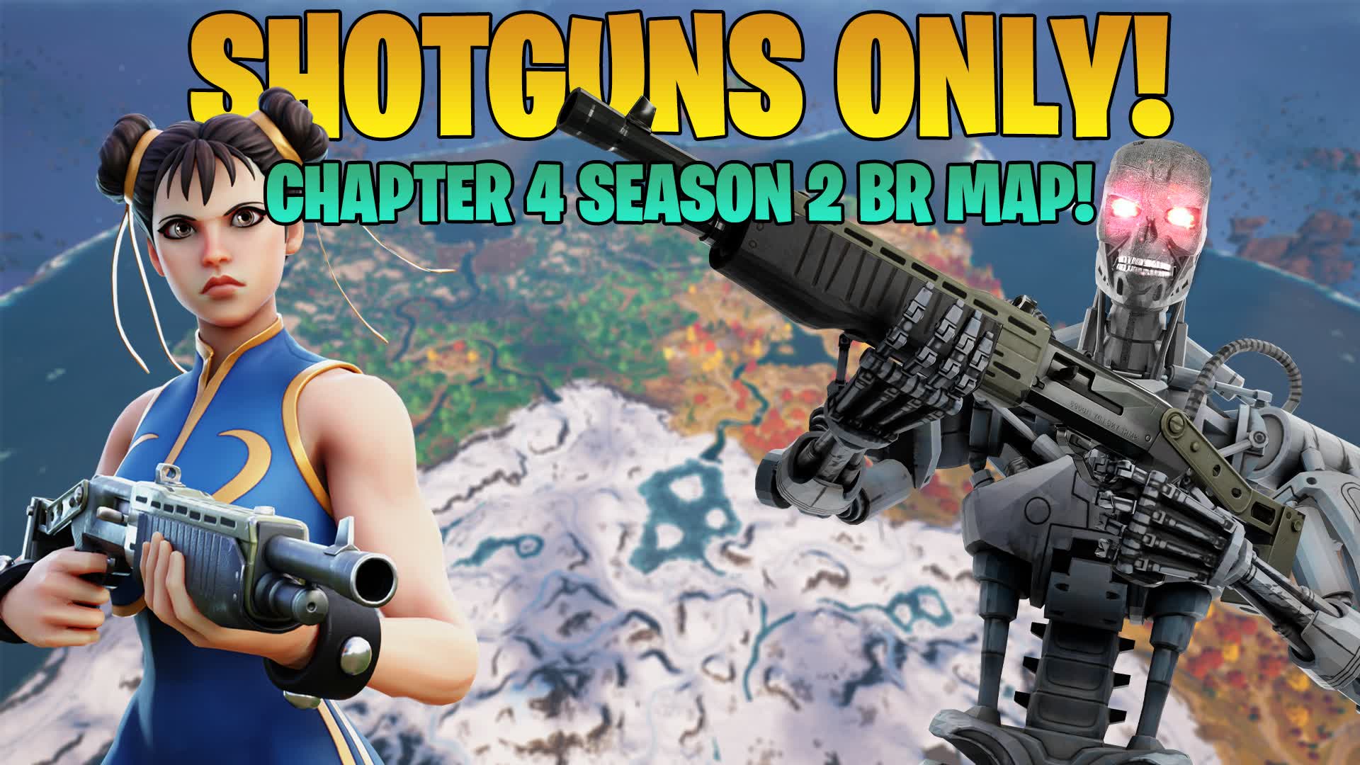 SHOTGUNS ONLY *Chapter 4 Season 2 Map* 1777-4251-4008 by mxllo ...