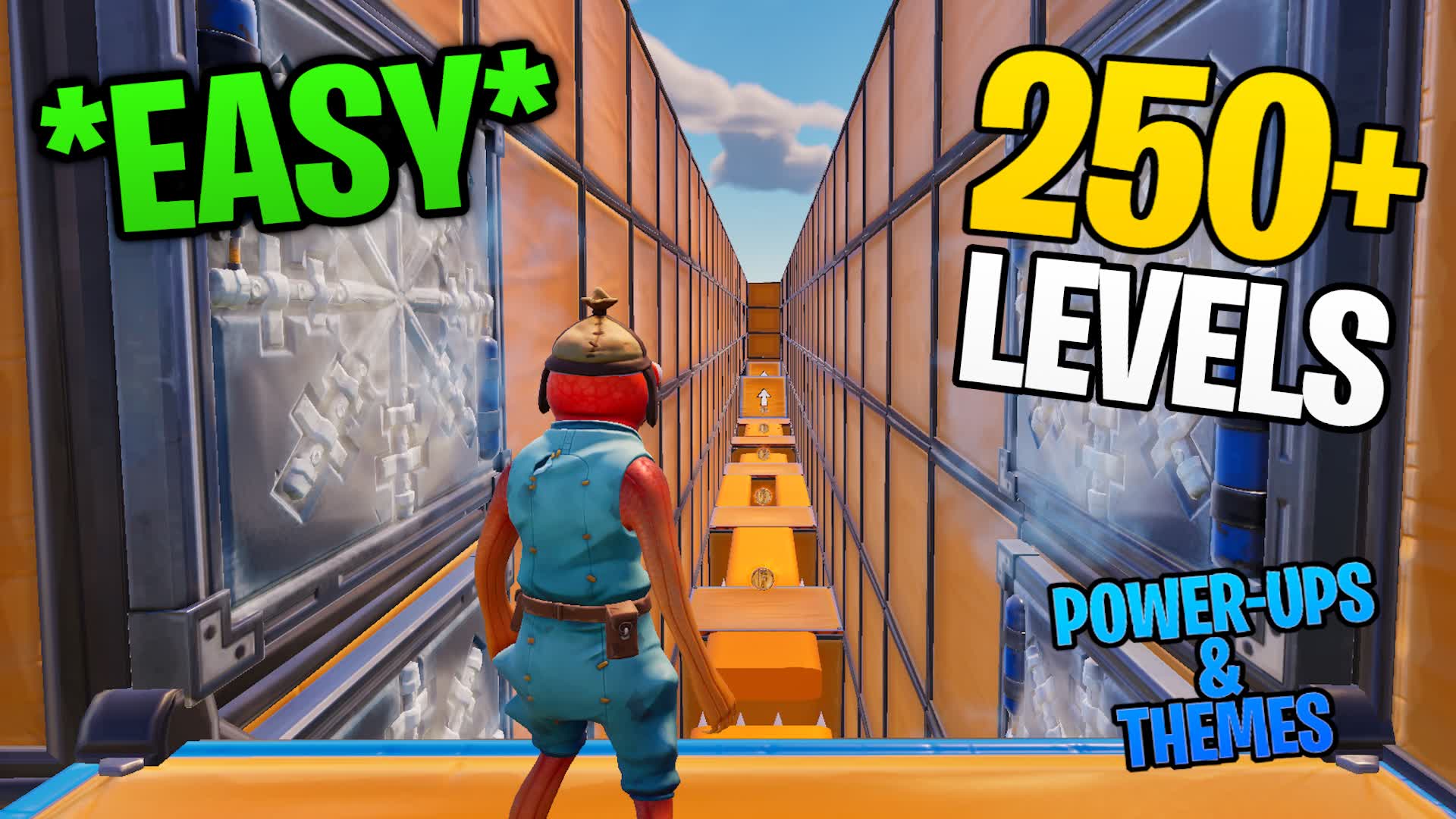 DEFAULT PARKOUR 250+ 4261-6502-8082 by vorlaxifus - Fortnite Creative Map Code - Fortnite.GG