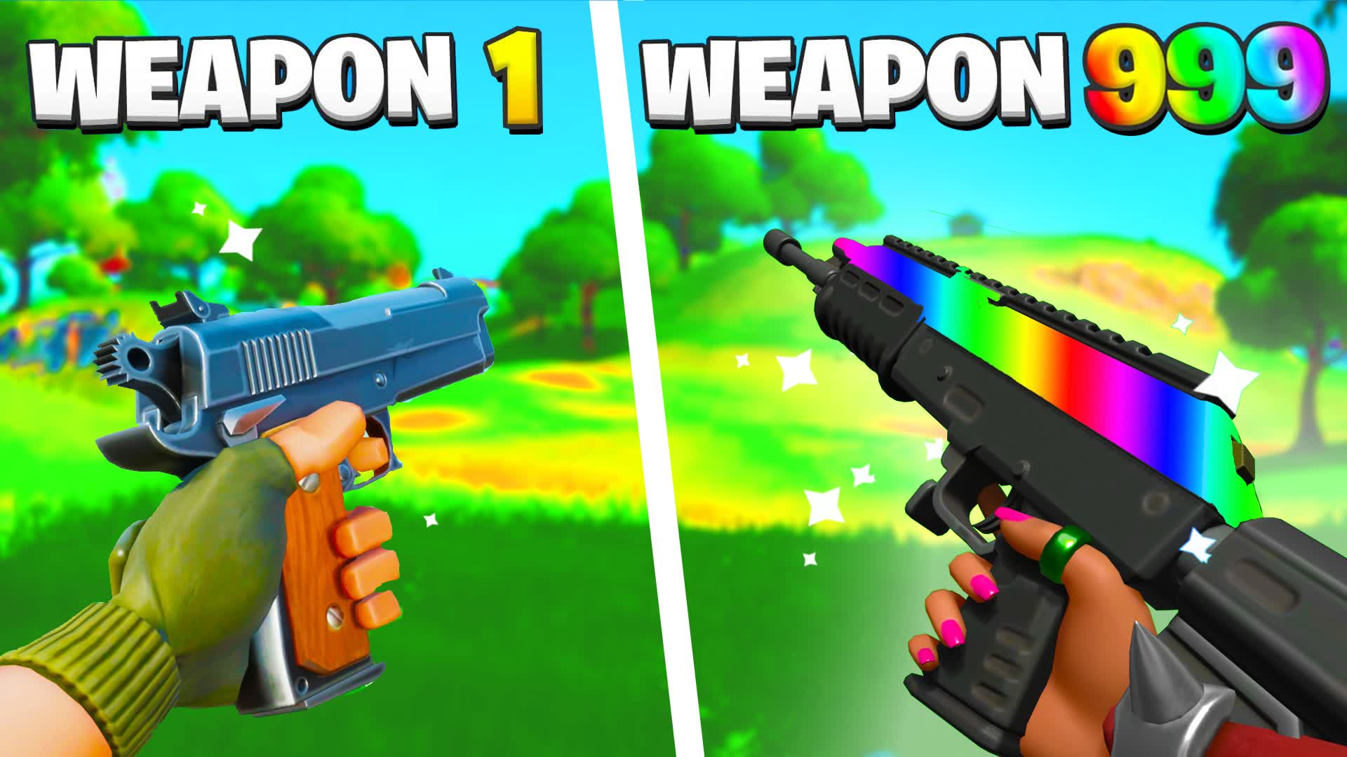 ULTIMATE FIRST PERSON: GUN GAME 8038-2460-0658 by wahfl - Fortnite Creative Map Code - Fortnite.GG