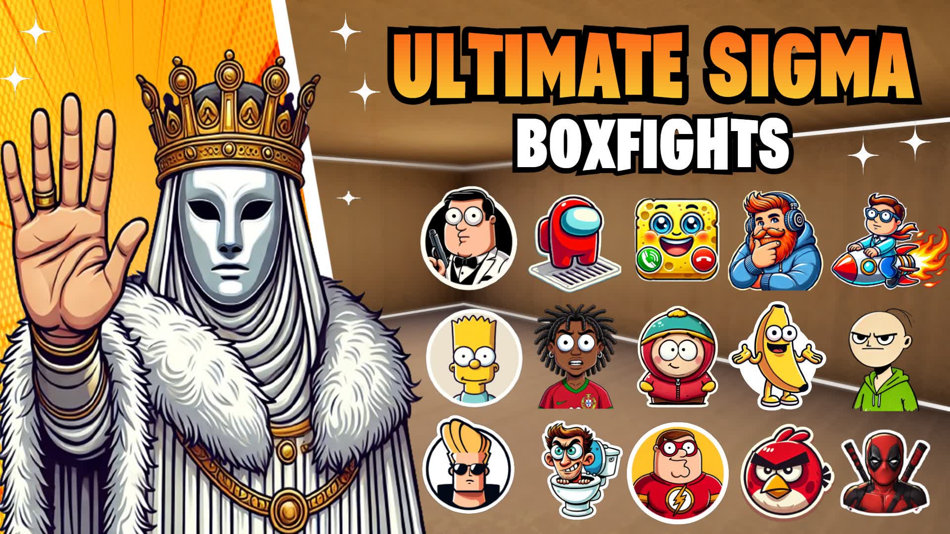 👑ULTIMATE SIGMA BOX PVP📦 1921-4096-9817 by rockygift2 - Fortnite ...
