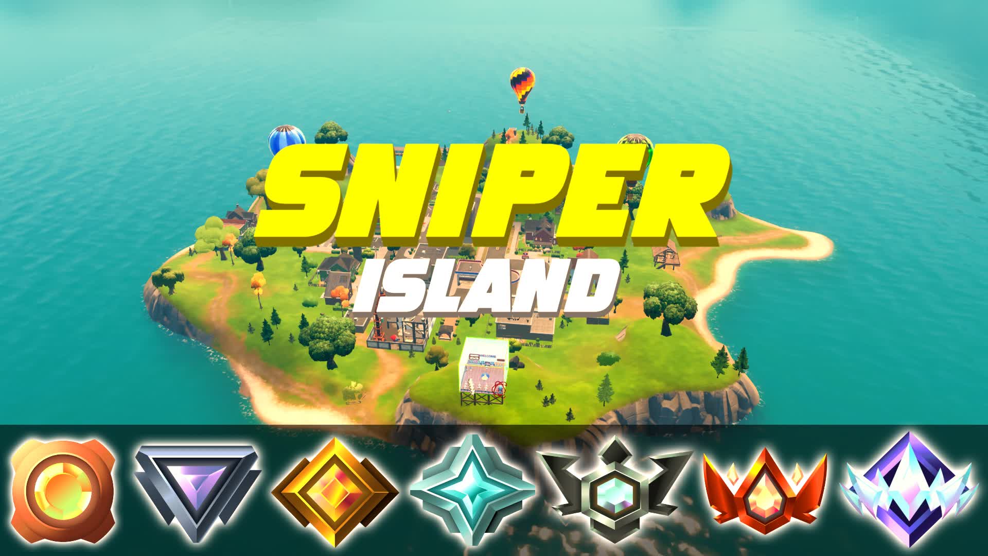 Sniper Island 🎯 One Shot 3221-5634-8959, de bluewhale — Fortnite