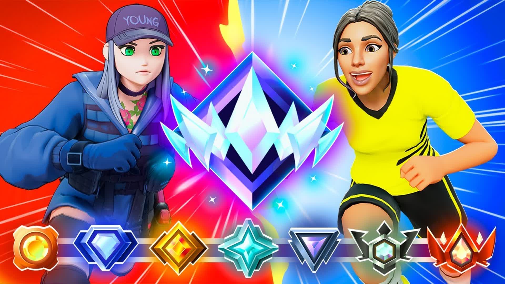 RANKED RED VS BLUE 2756-3414-2429 by vdan - Fortnite Creative Map Code ...