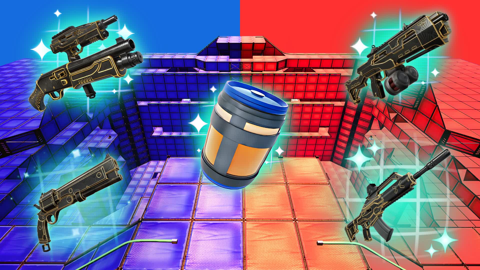 Total Crazy Red vs Blue 9650-1885-8418 by vcsurvivor - Fortnite ...