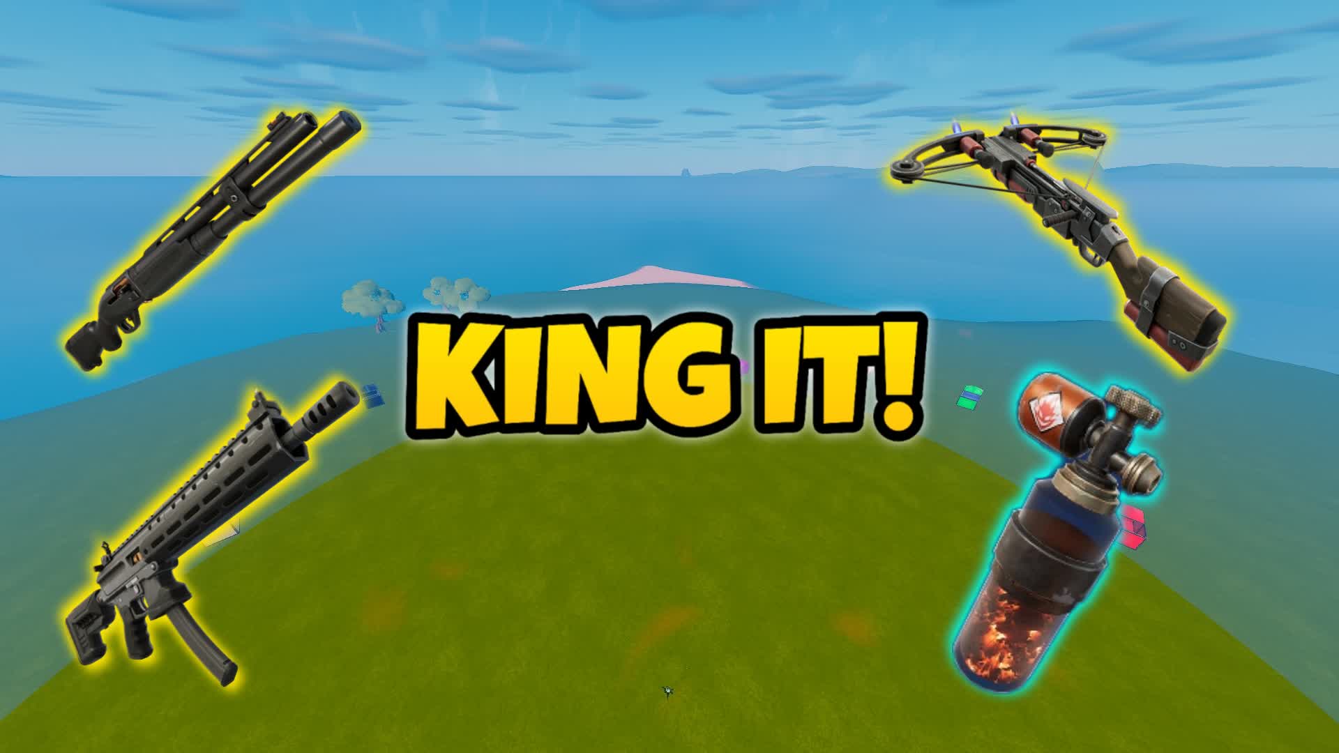 🏆 King It! Zone Wars 🌀 7709-6009-9363 by easyking - Fortnite Creative Map Code - Fortnite.GG