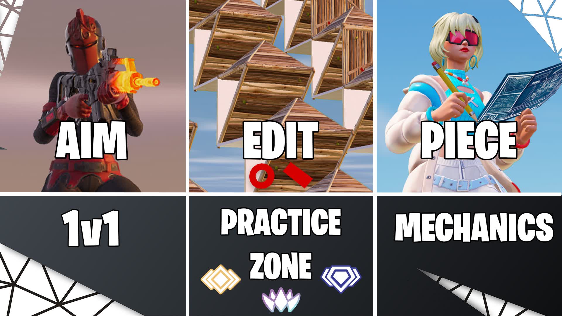 AIM EDIT PIECE FREEBUILD MECHANICS & 1V1 1132-4367-7436 by whyaang ...